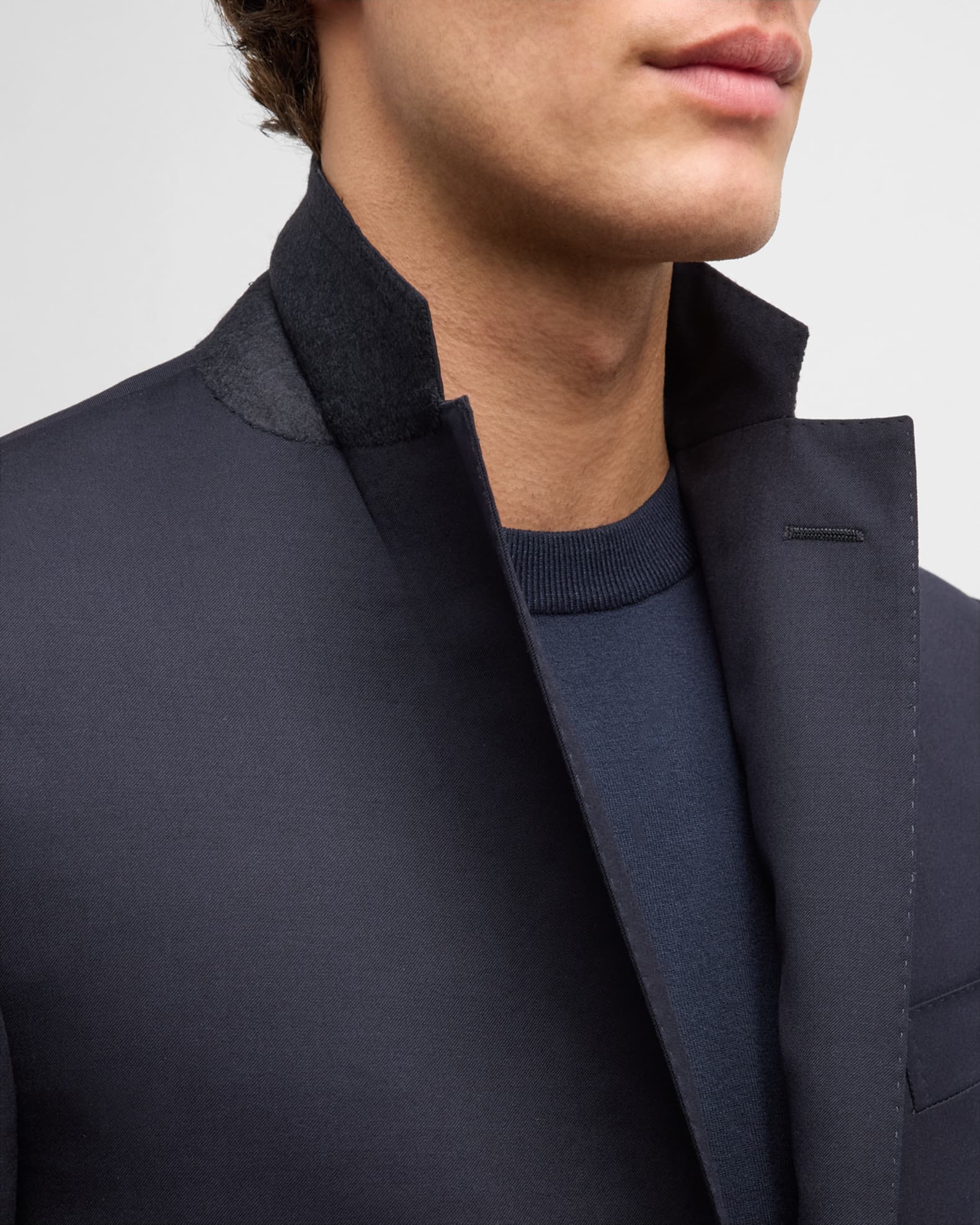 Corneliani Men's Solid Wool Leader Suit | Neiman Marcus