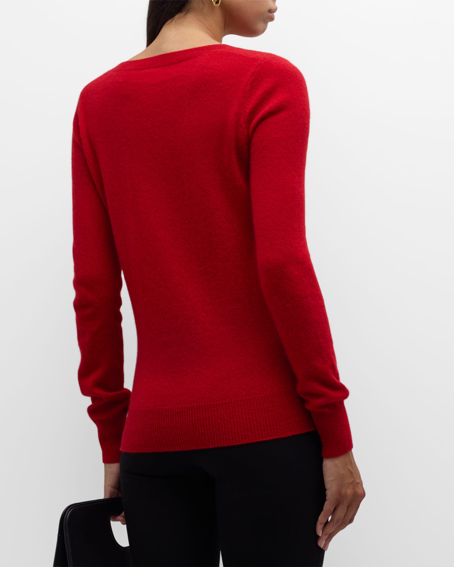Cashmere Classic V-Neck Sweater | Neiman Marcus