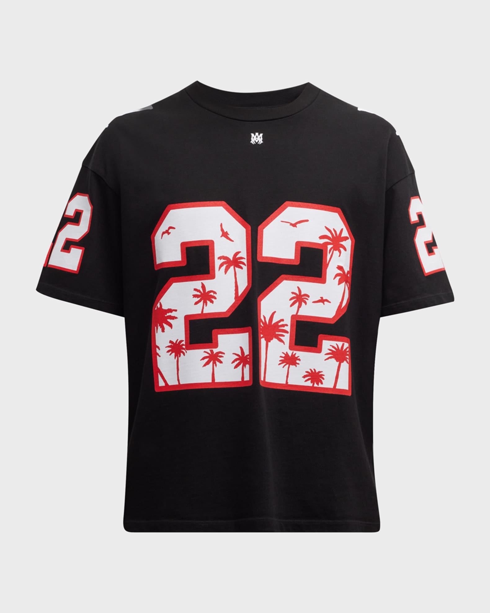 Amiri Men's Oversized 22 Football T-Shirt | Neiman Marcus
