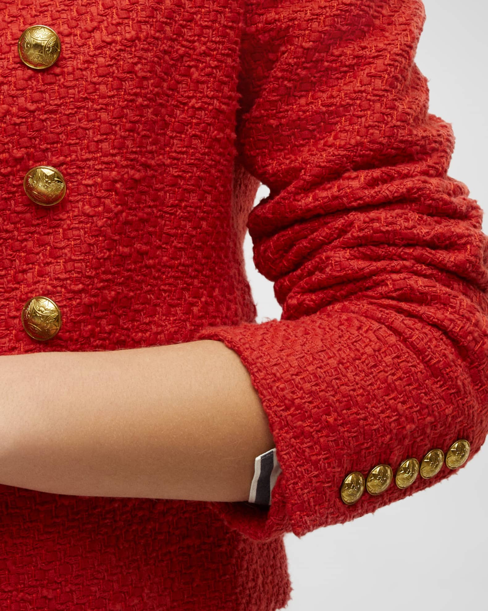 Veronica Beard Bentley Tweed Tailored Jacket | Neiman Marcus