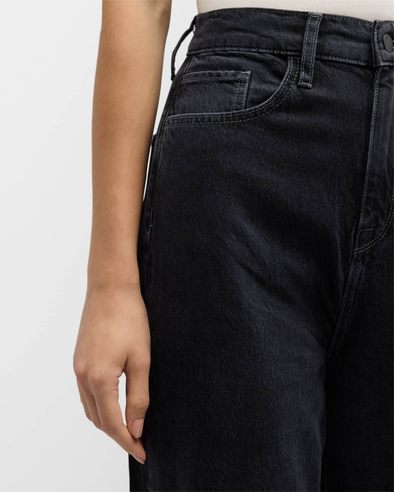 Triarchy Ms. Onassis High Rise Wide-Leg Jeans | Neiman Marcus