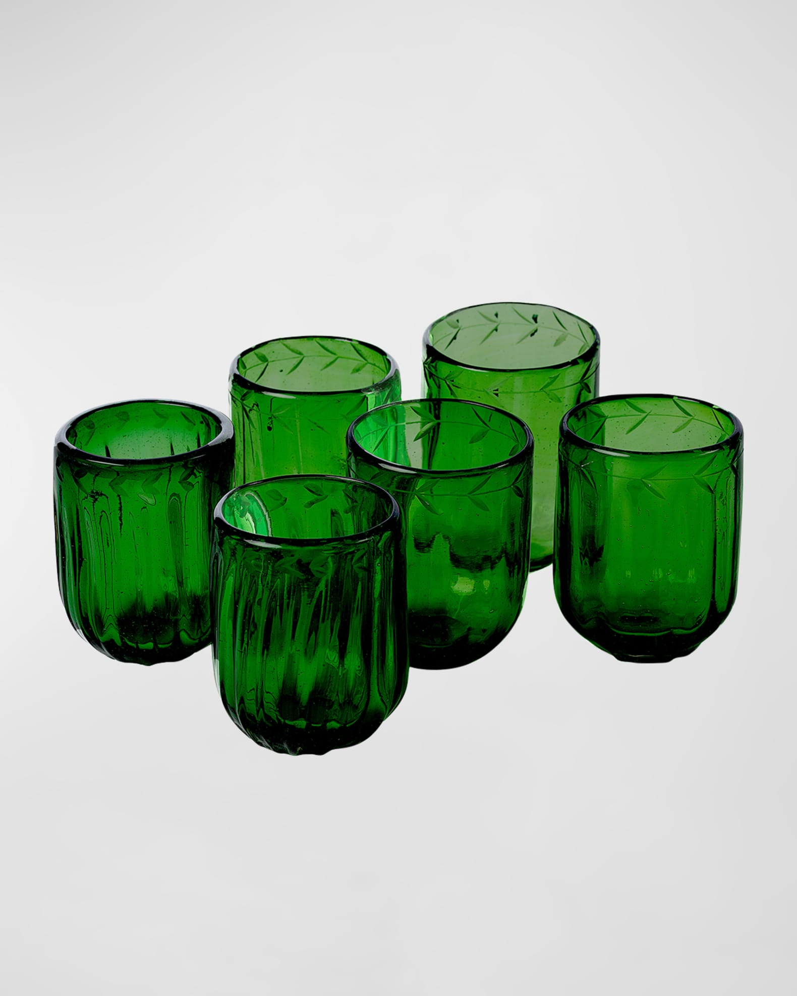 Jan Barboglio Small Ribbed Votives, Set of 6 | Neiman Marcus