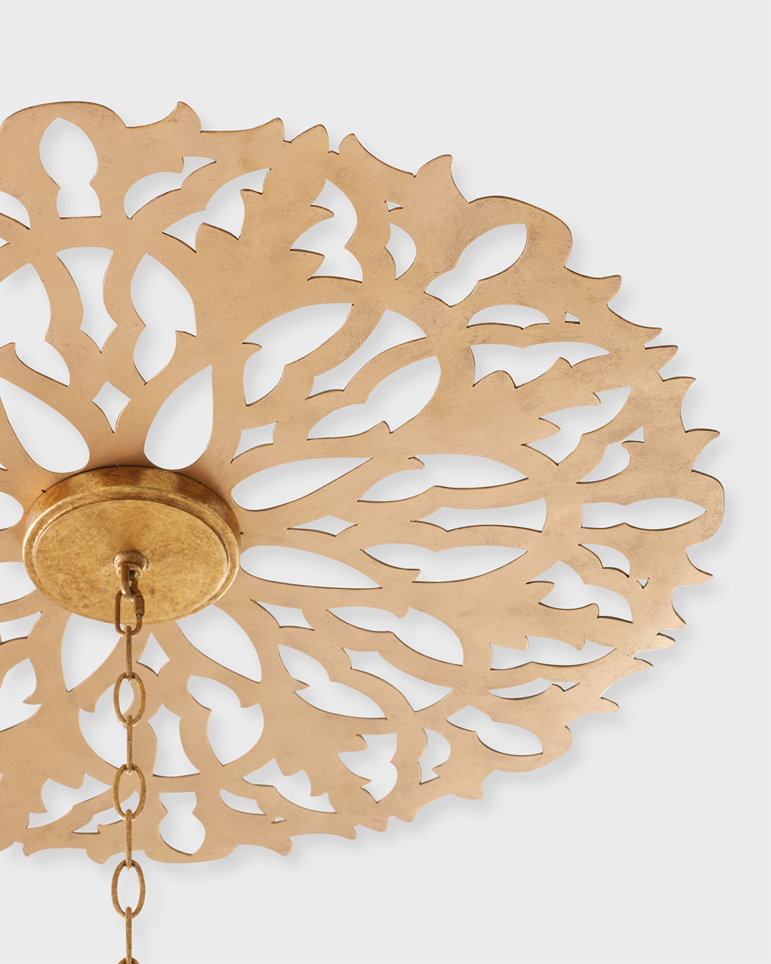 Gold Laser-Cut Iron Ceiling Medallion | Neiman Marcus