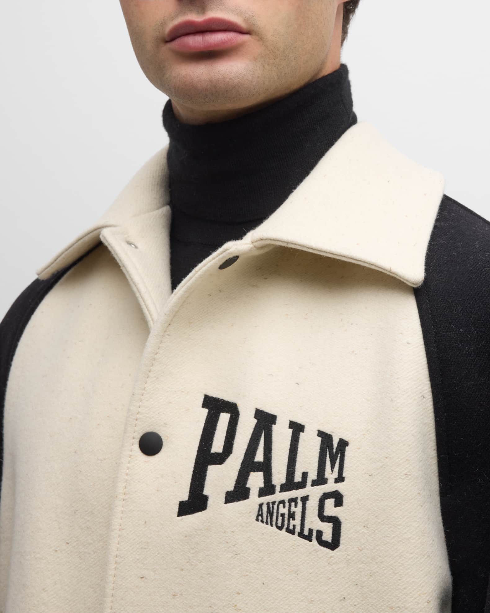 Palm Angels Men's University Blouson Jacket | Neiman Marcus
