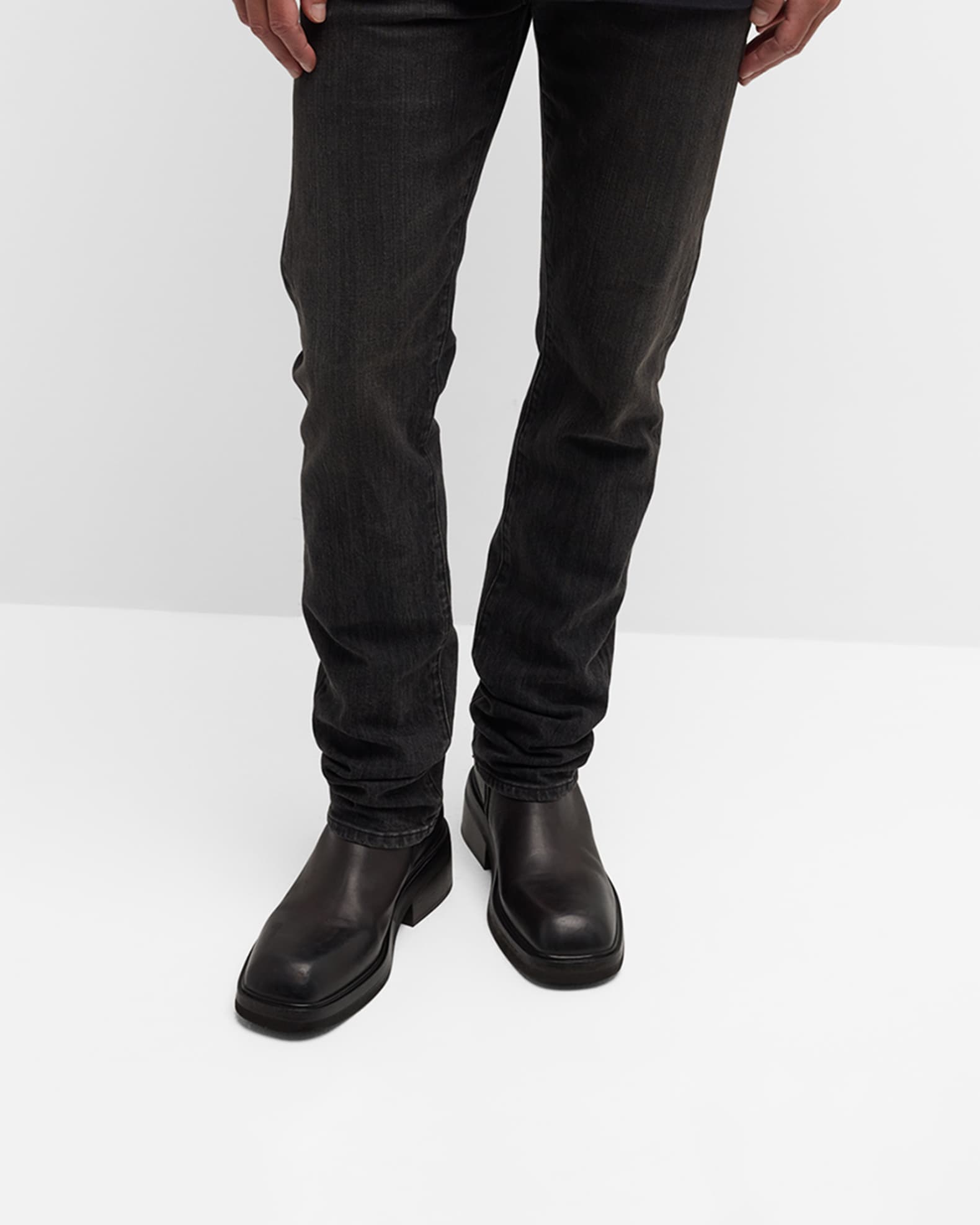 Marsell Men's Facciata Tronchetto Leather Boots | Neiman Marcus