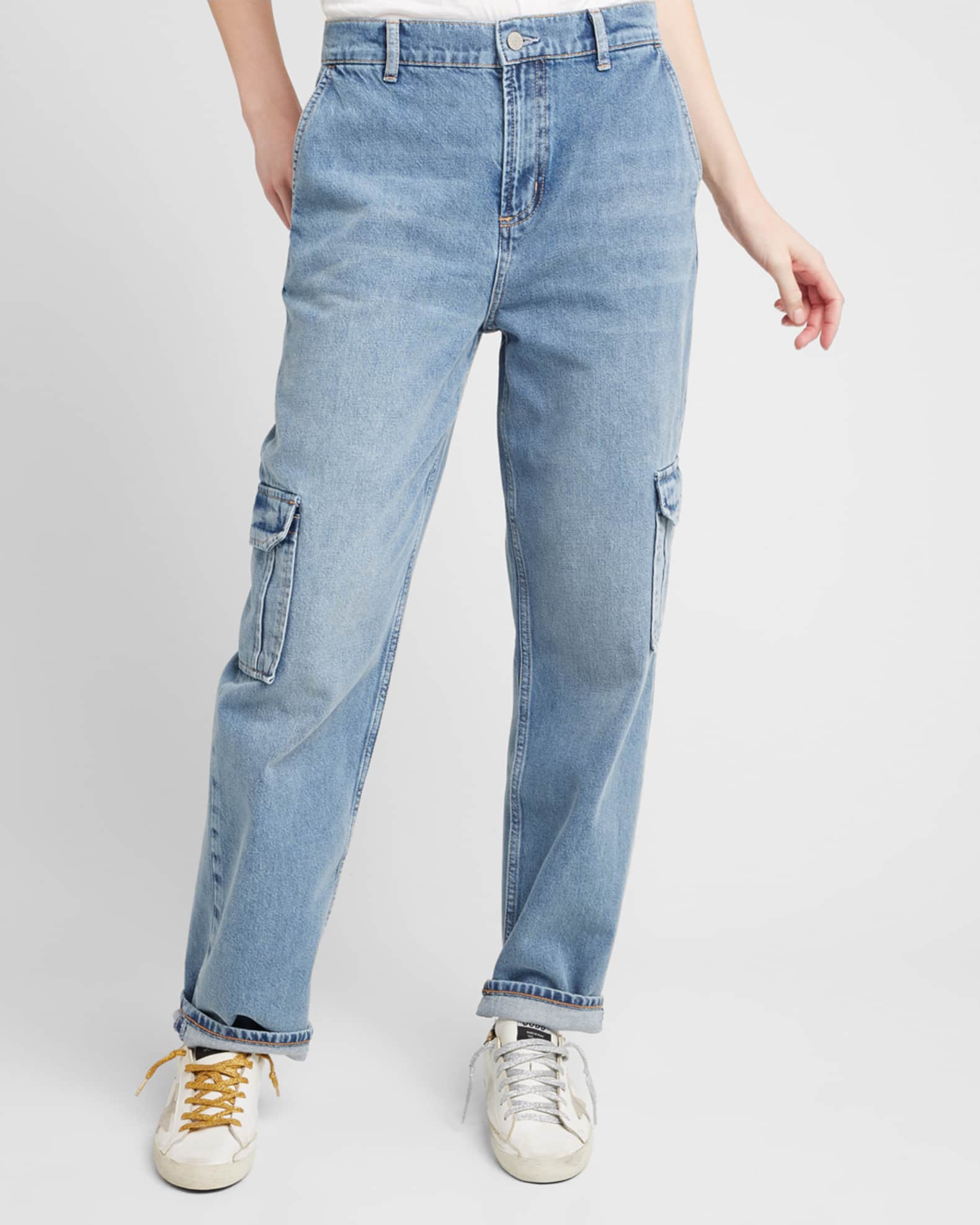 Rails Speedway Straight Cargo Jeans | Neiman Marcus