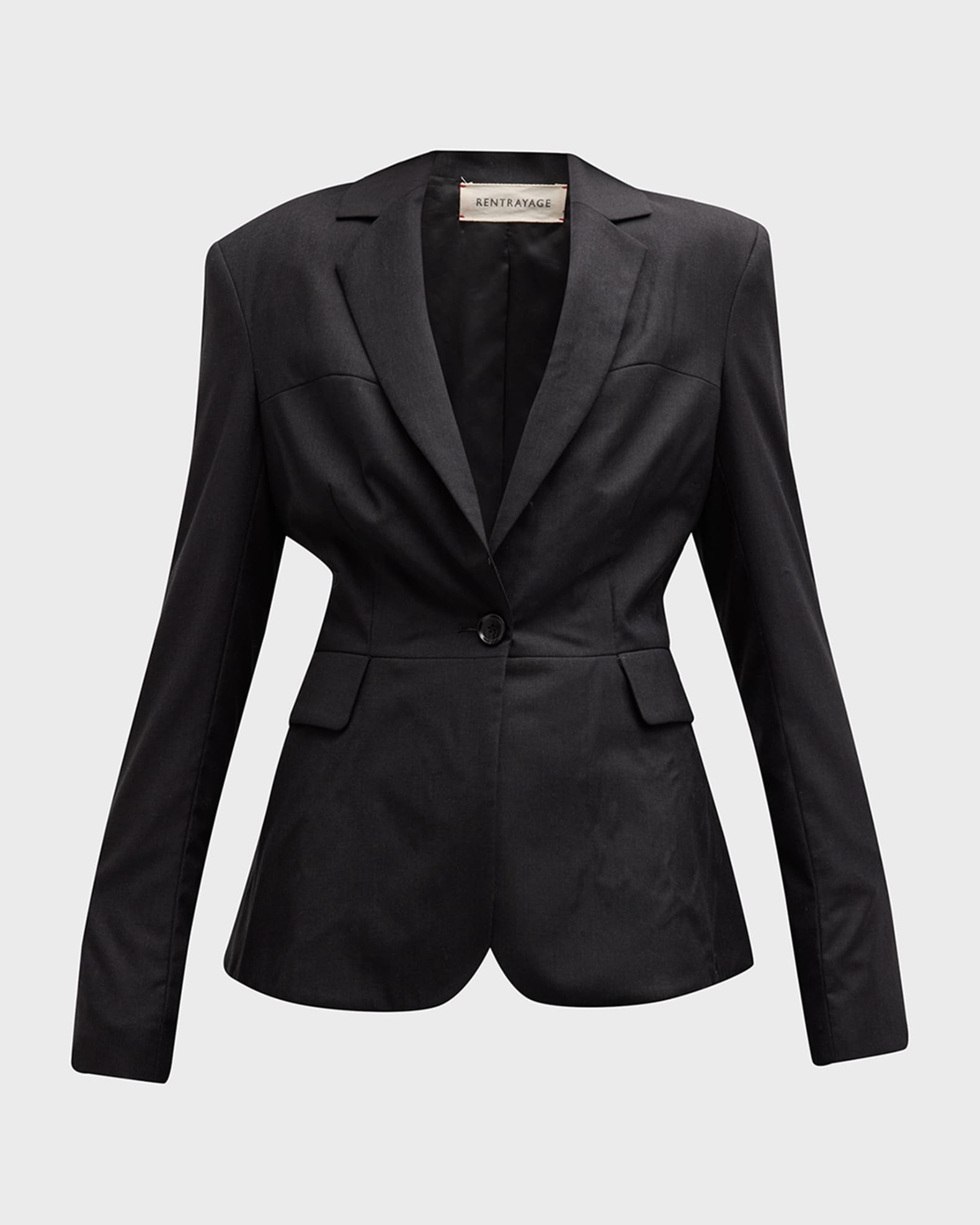 Rentrayage Jinx Ruffle Blazer | Neiman Marcus