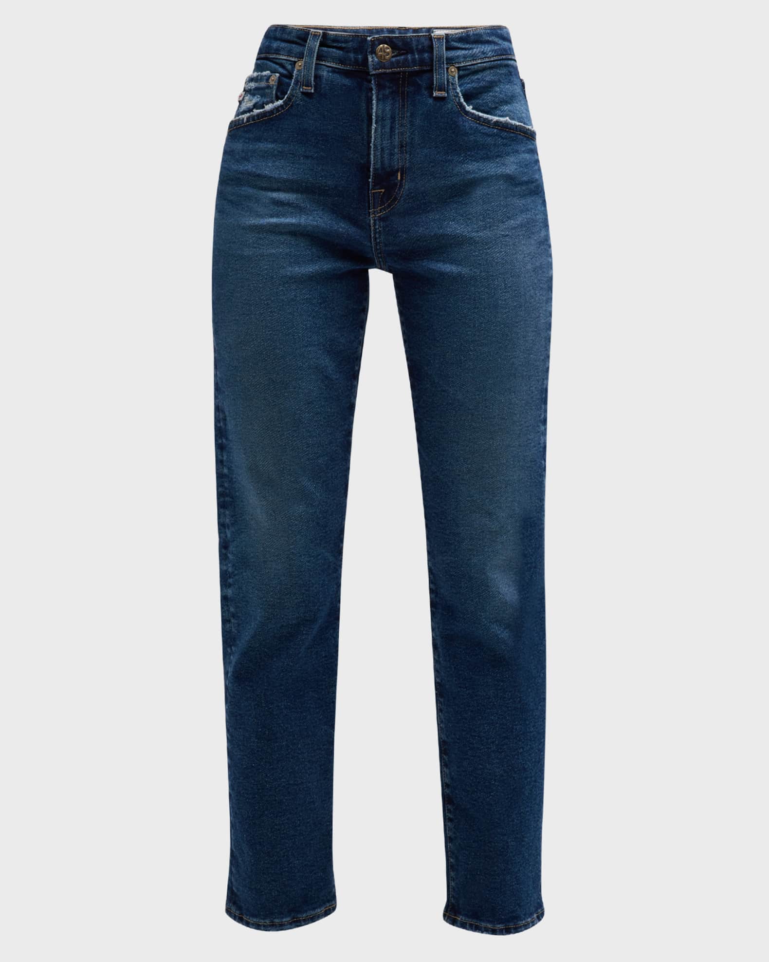 AG Jeans Ex-Boyfriend Cropped Slim Jeans | Neiman Marcus