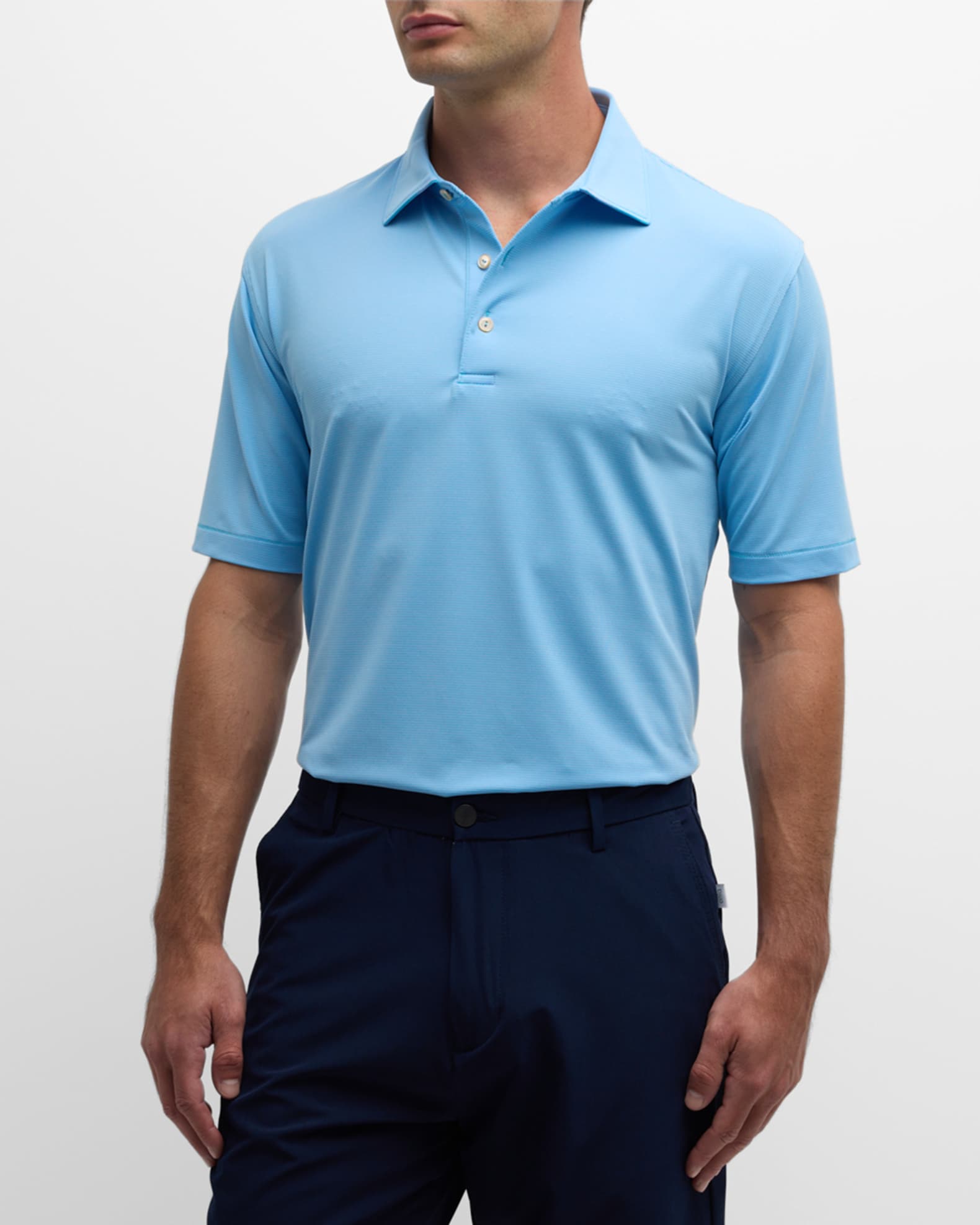 Peter Millar Men's Jubilee Performance Jersey Polo Shirt | Neiman Marcus