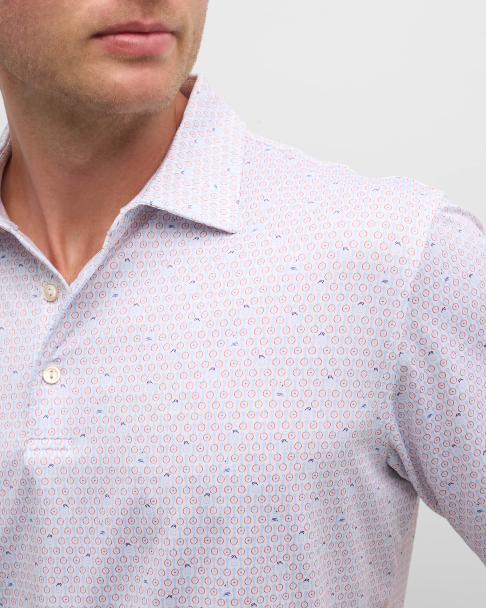 Peter Millar Men's Still Song Performance Jersey Polo Shirt | Neiman Marcus