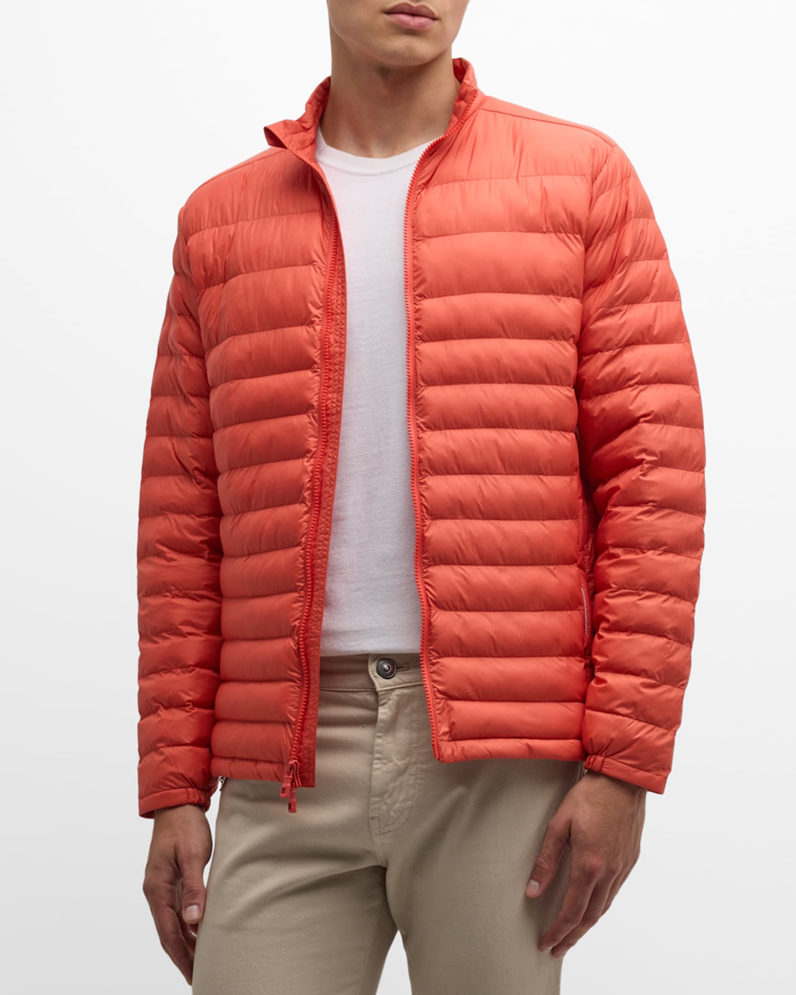 Peter Millar Men's All Course Quilted Full-Zip Jacket | Neiman Marcus