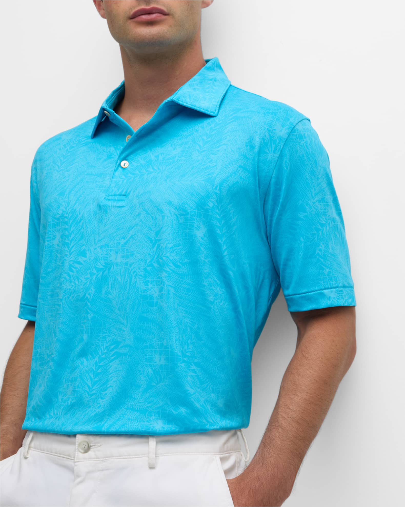 Peter Millar Men's Sylvan Performance Jersey Polo Shirt | Neiman Marcus