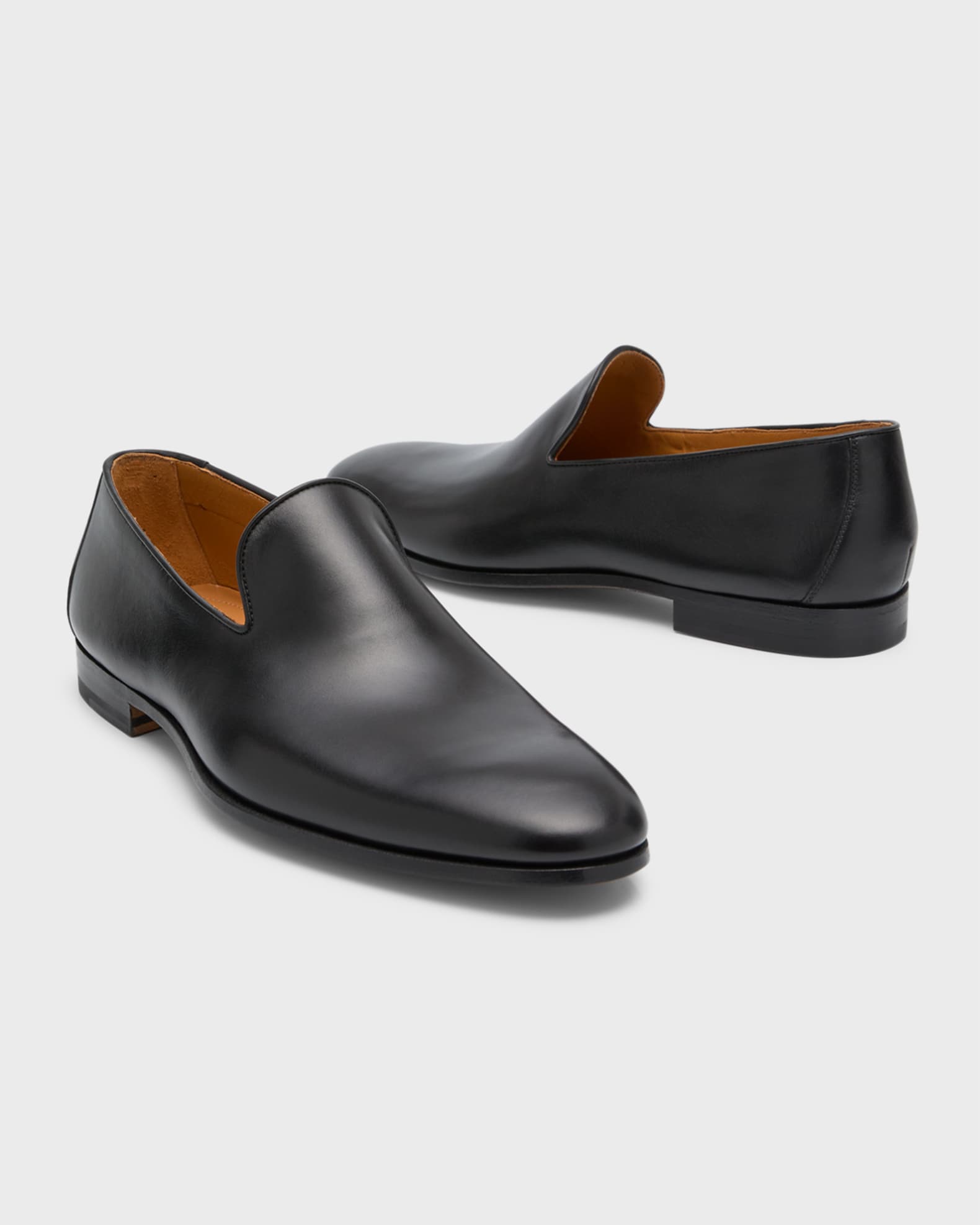 Magnanni Men's Diaz Leather Loafers | Neiman Marcus