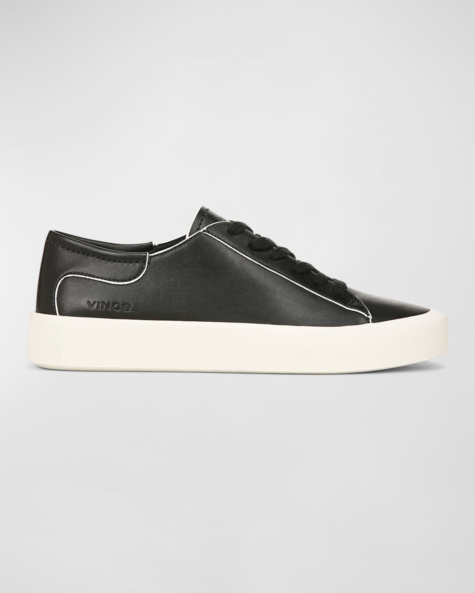 Vince Gabi Leather Low-Top Sneakers | Neiman Marcus