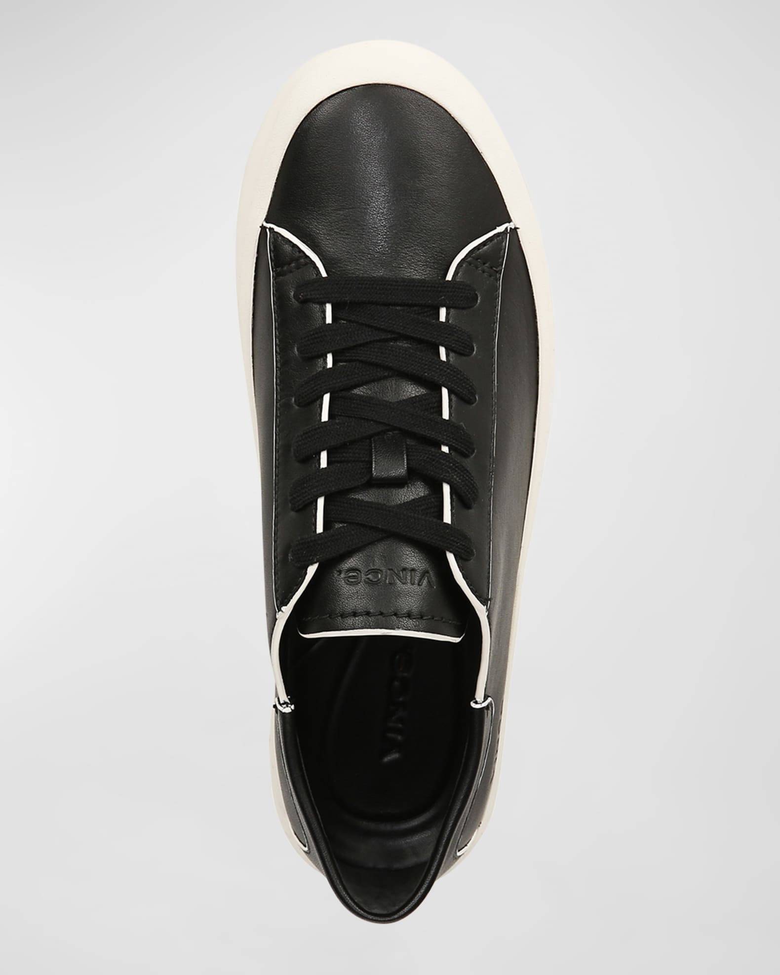 Vince Gabi Leather Low-Top Sneakers | Neiman Marcus