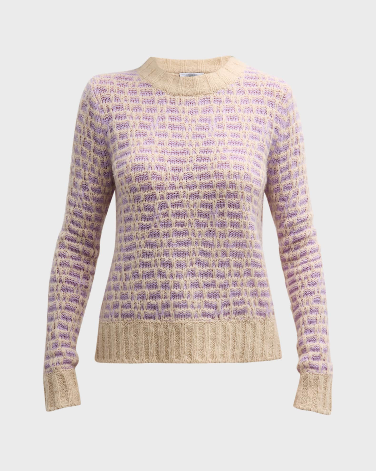 Happy Sheep Crewneck Wool-Cashmere Sweater | Neiman Marcus