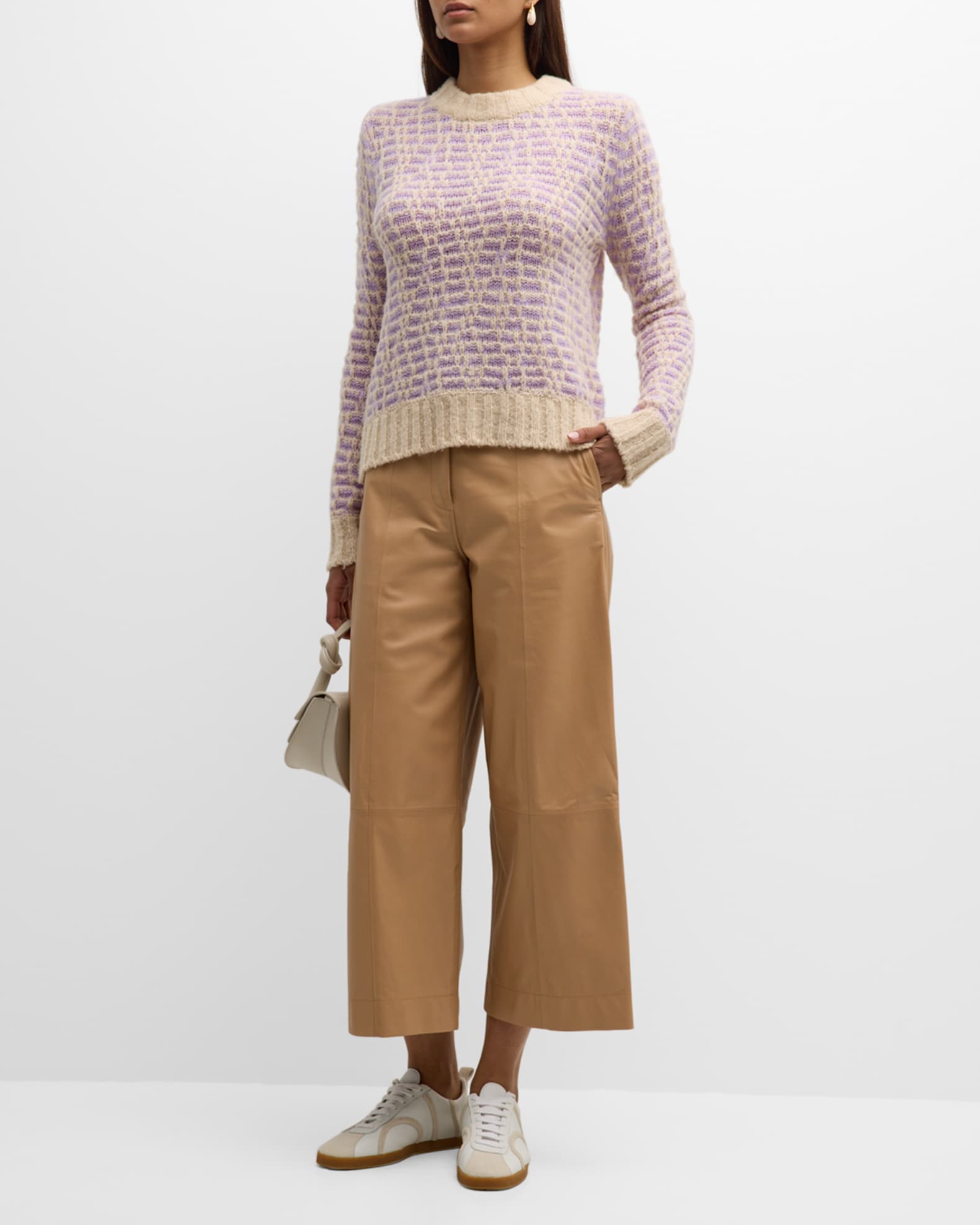 Happy Sheep Crewneck Wool-Cashmere Sweater | Neiman Marcus