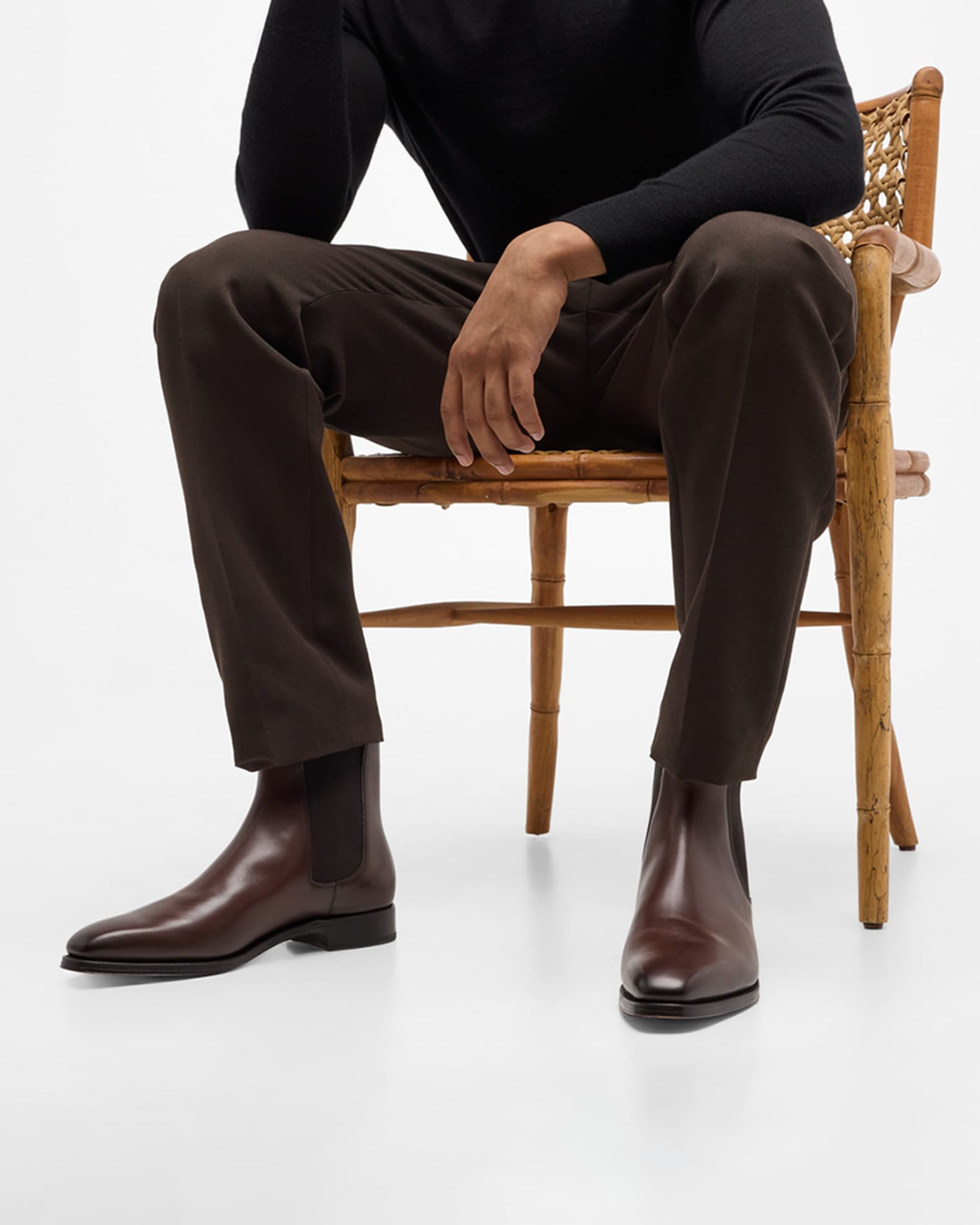 Ralph Lauren Purple Label Men's Penfield Calf Leather Chelsea Boots ...