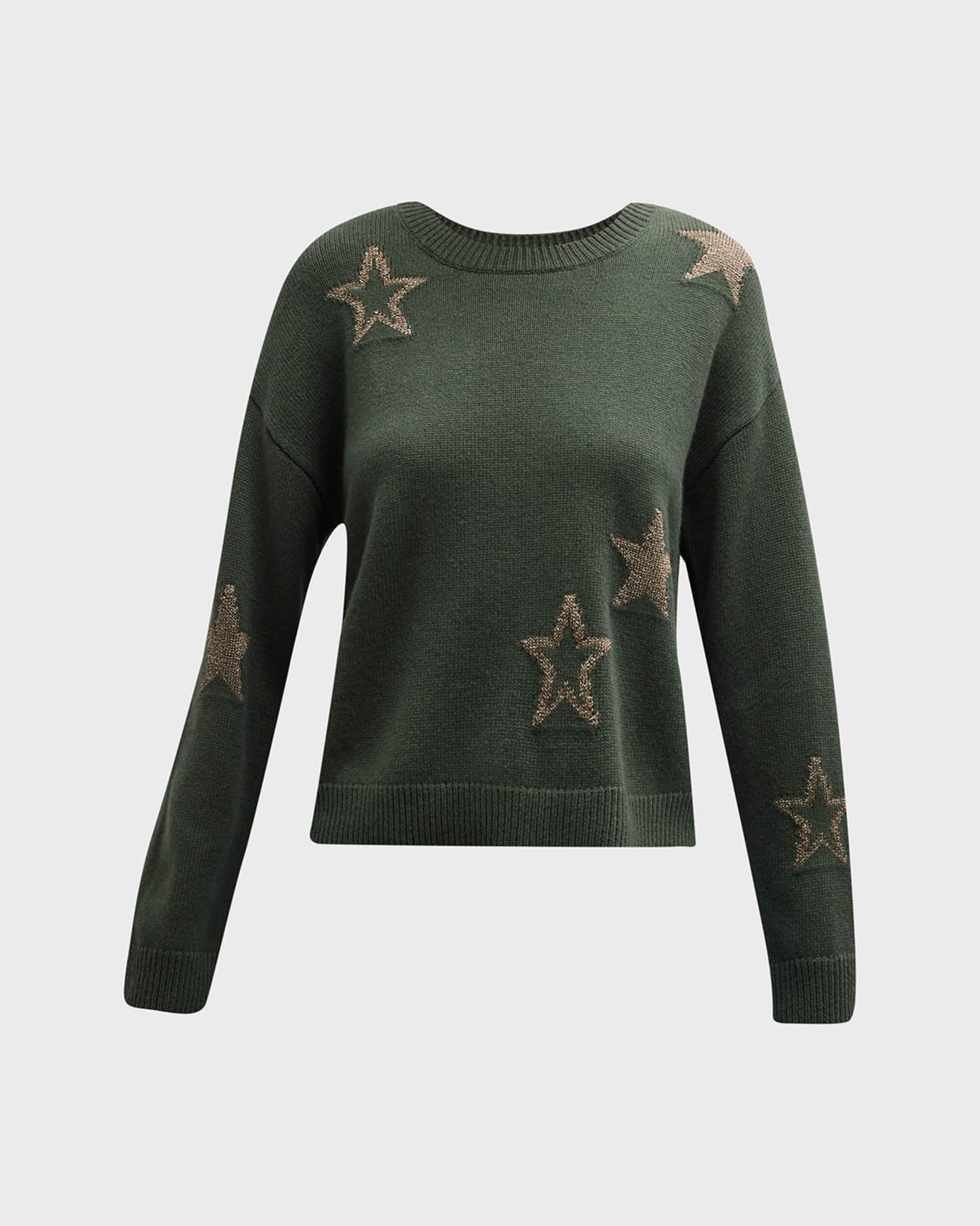 Rails Perci Intarsia-Knit Star Sweater | Neiman Marcus