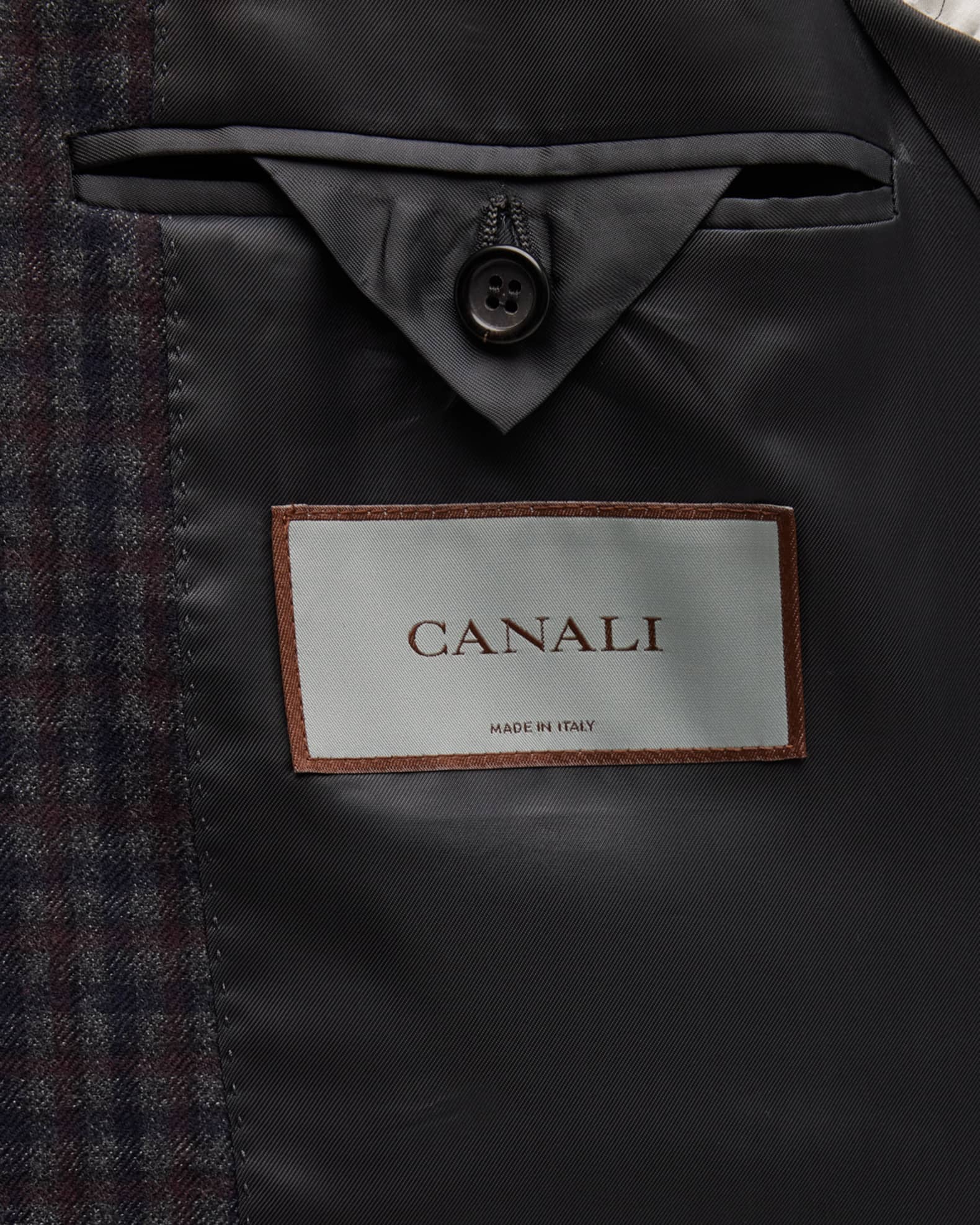 Canali Men's Check Wool Sport Coat | Neiman Marcus