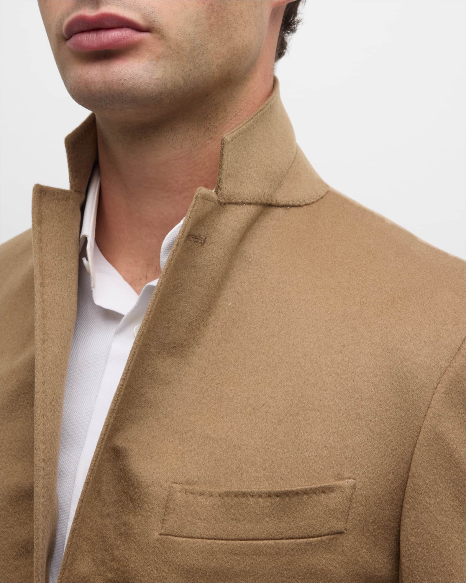 Canali Men's Solid Cashmere Blazer | Neiman Marcus