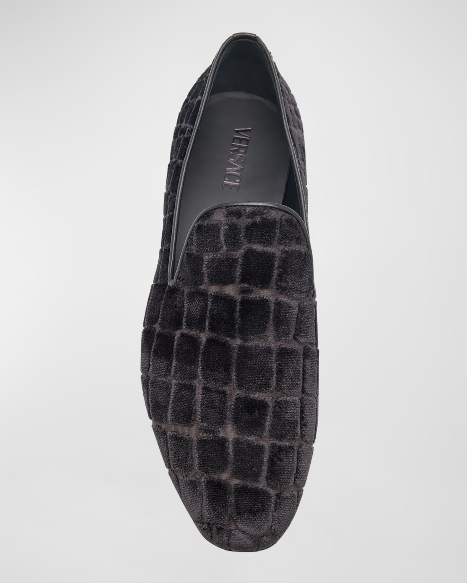 Versace Men's Croc-Stamped Loafers | Neiman Marcus