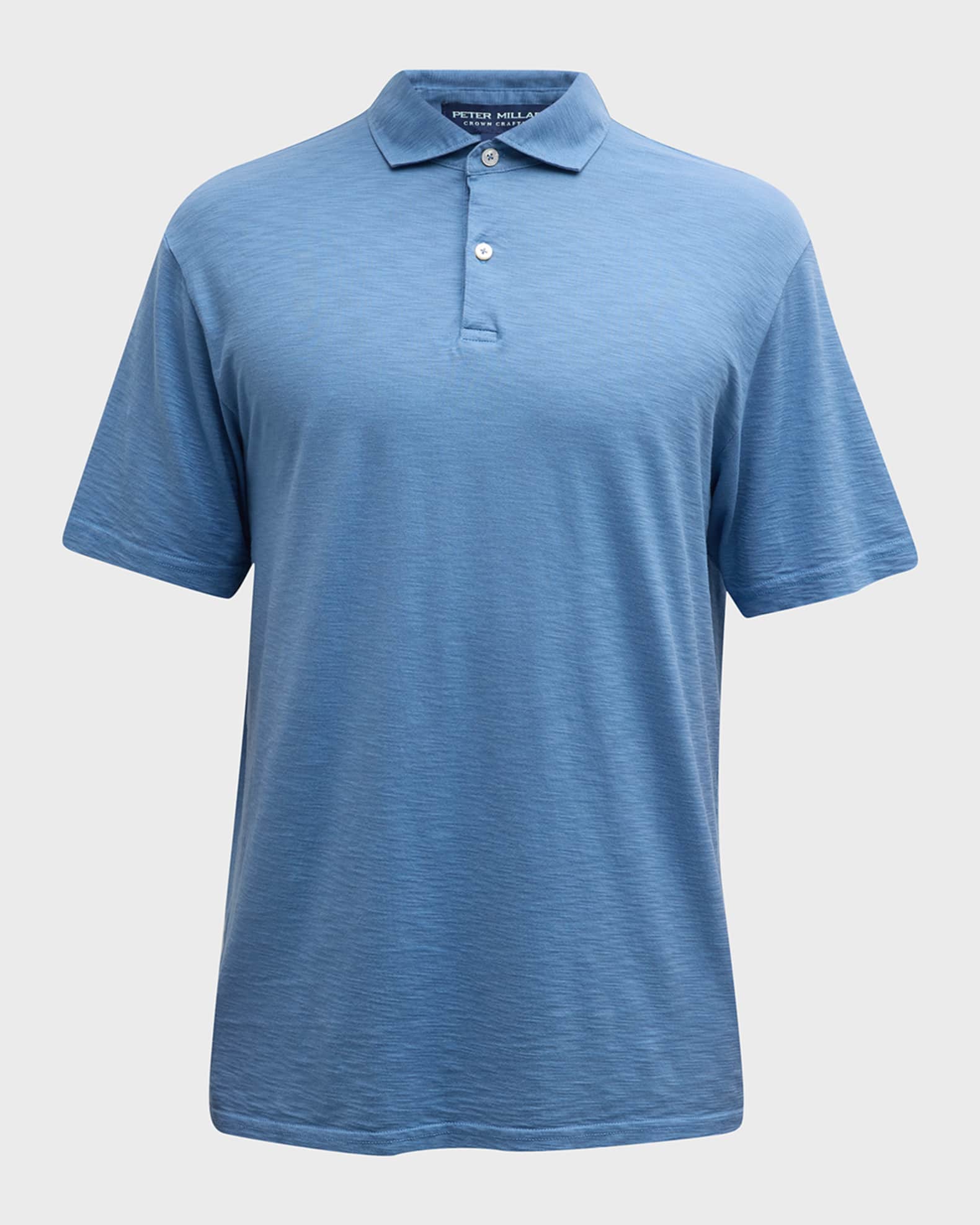 Peter Millar Men's Journeyman Pima Cotton Polo Shirt | Neiman Marcus