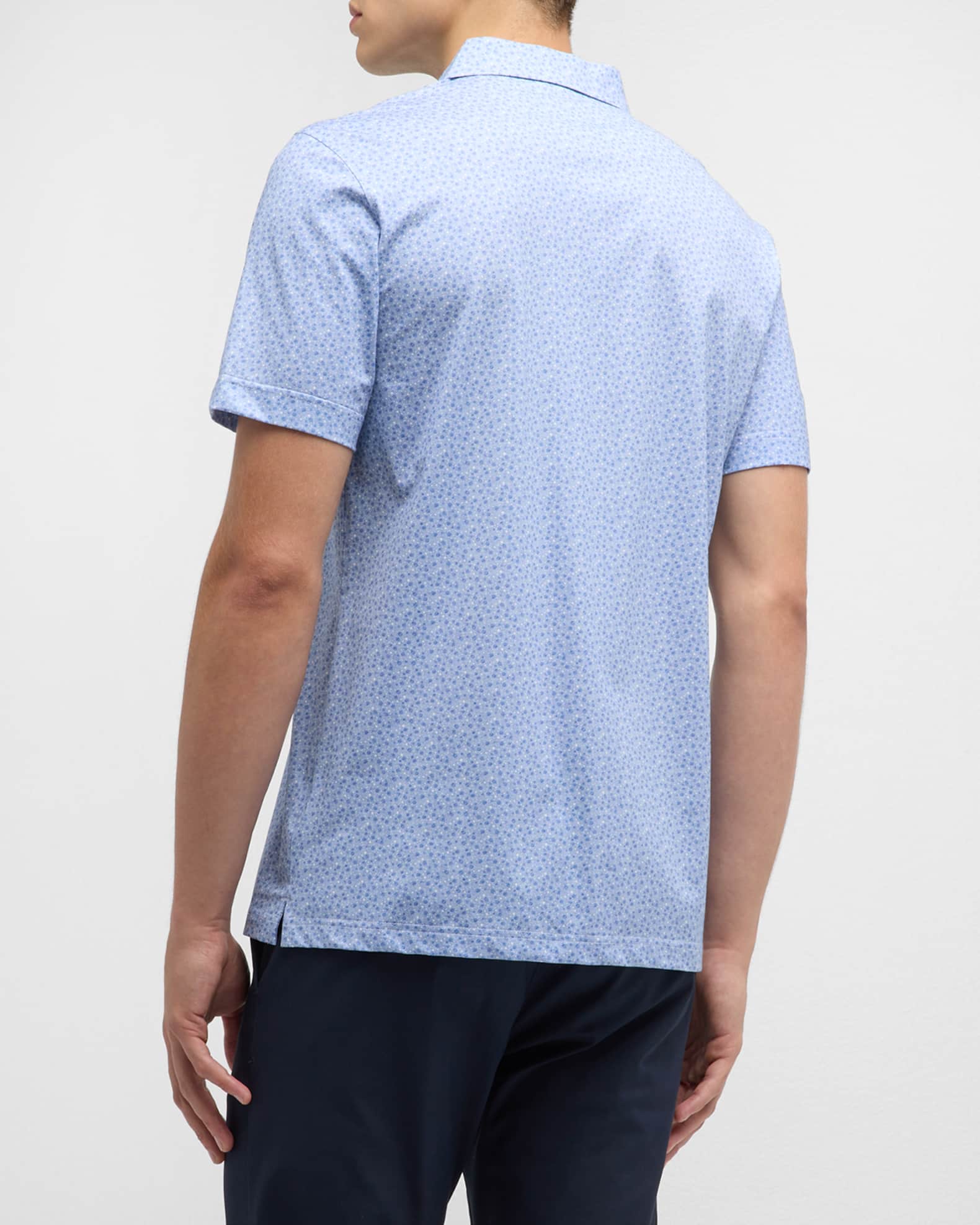 Bugatchi Men's OoohCotton Tech Polo Shirt | Neiman Marcus