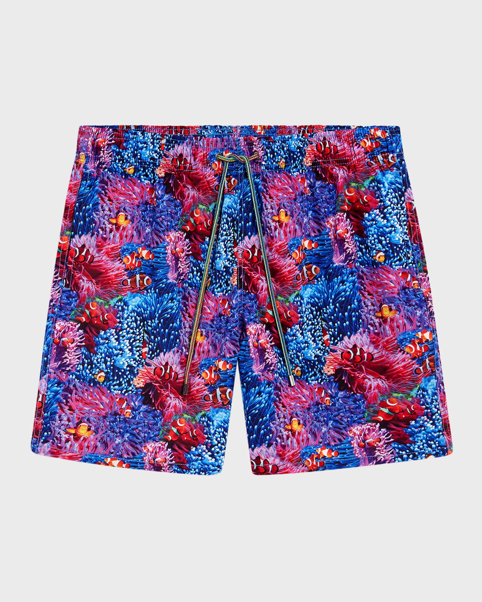 Bugatchi Men's Coral Reef Swim Trunks | Neiman Marcus