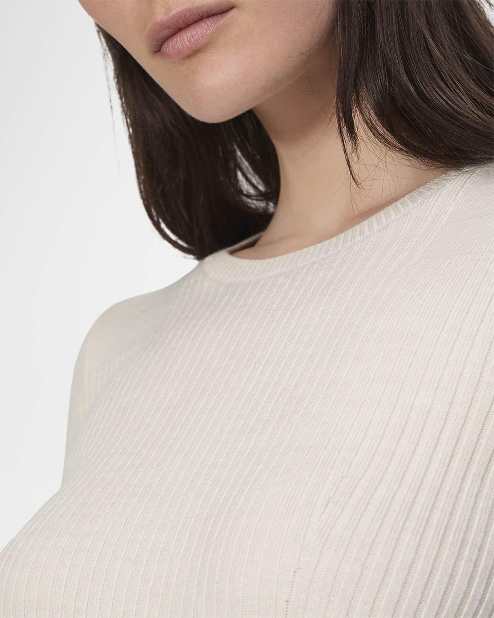 Rag & Bone Audrina Ribbed Crewneck Sweater | Neiman Marcus