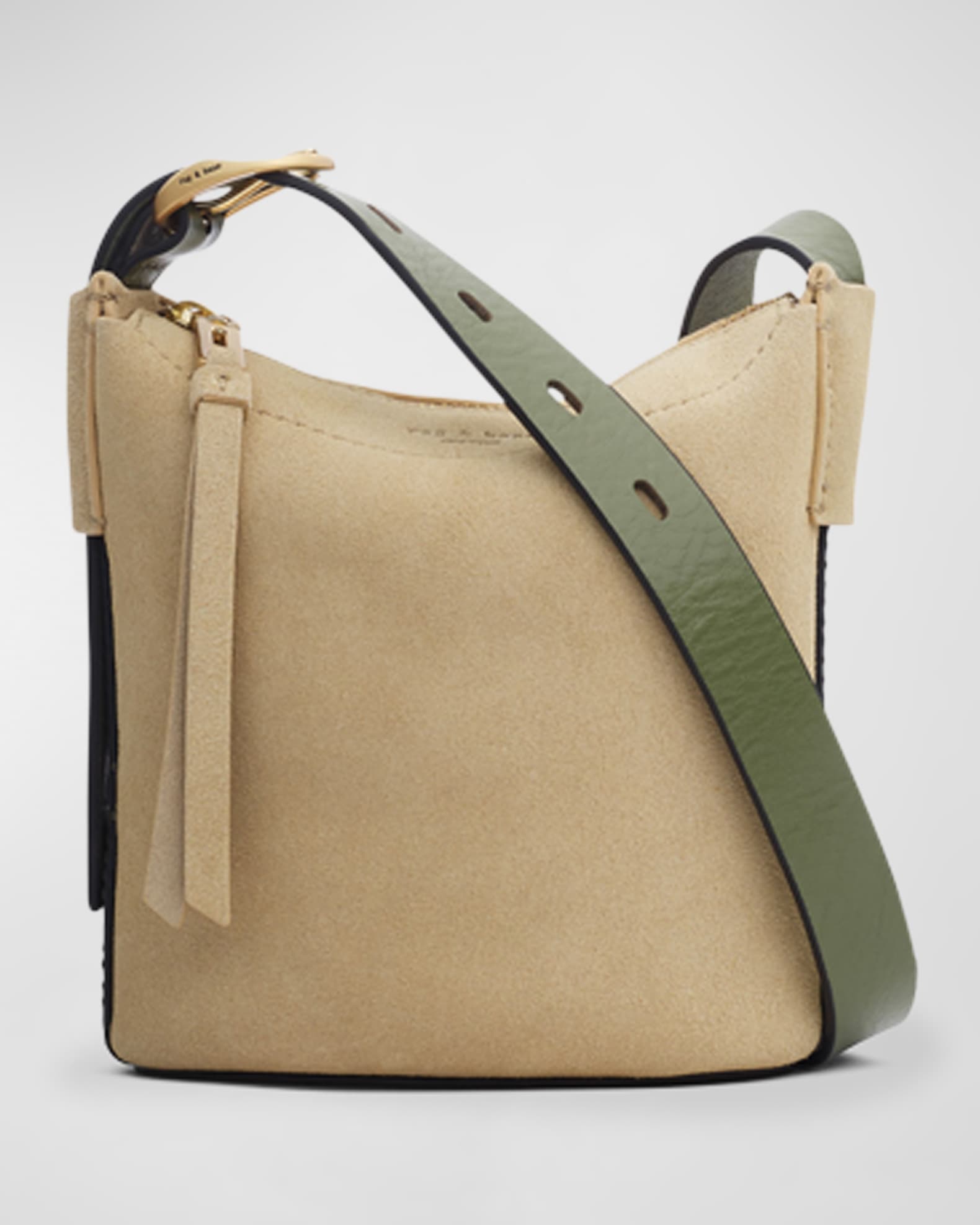 Rag & Bone Belize Mini Suede Bucket Bag | Neiman Marcus