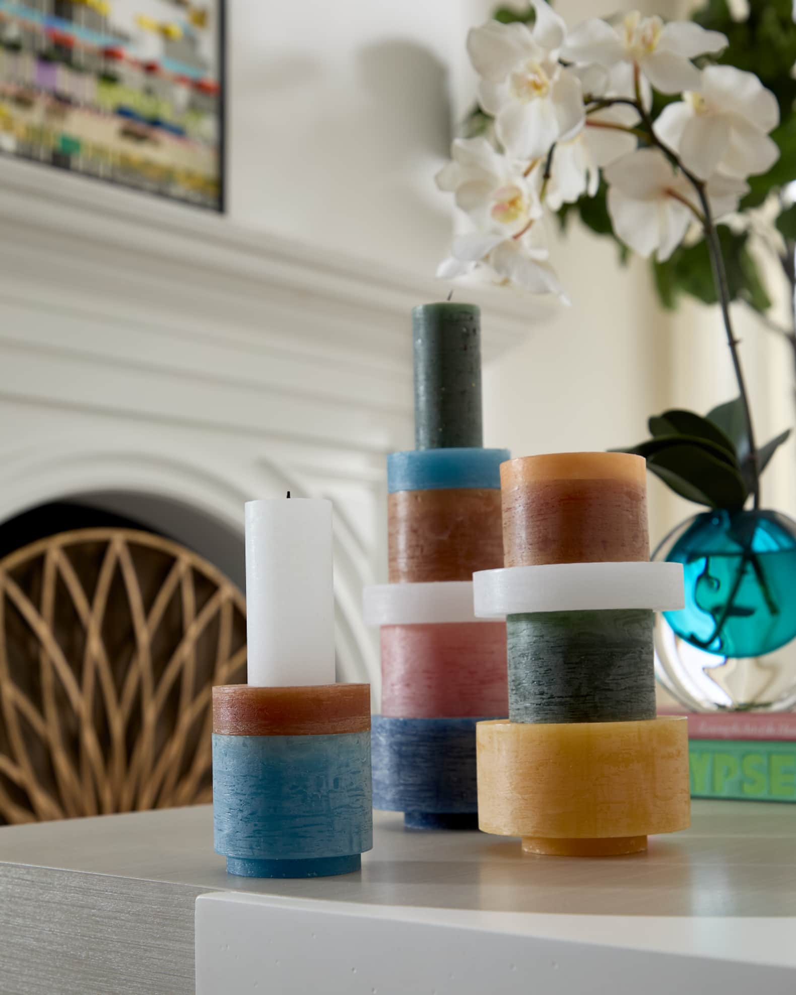 Stan Editions Four High Candle Stack | Neiman Marcus