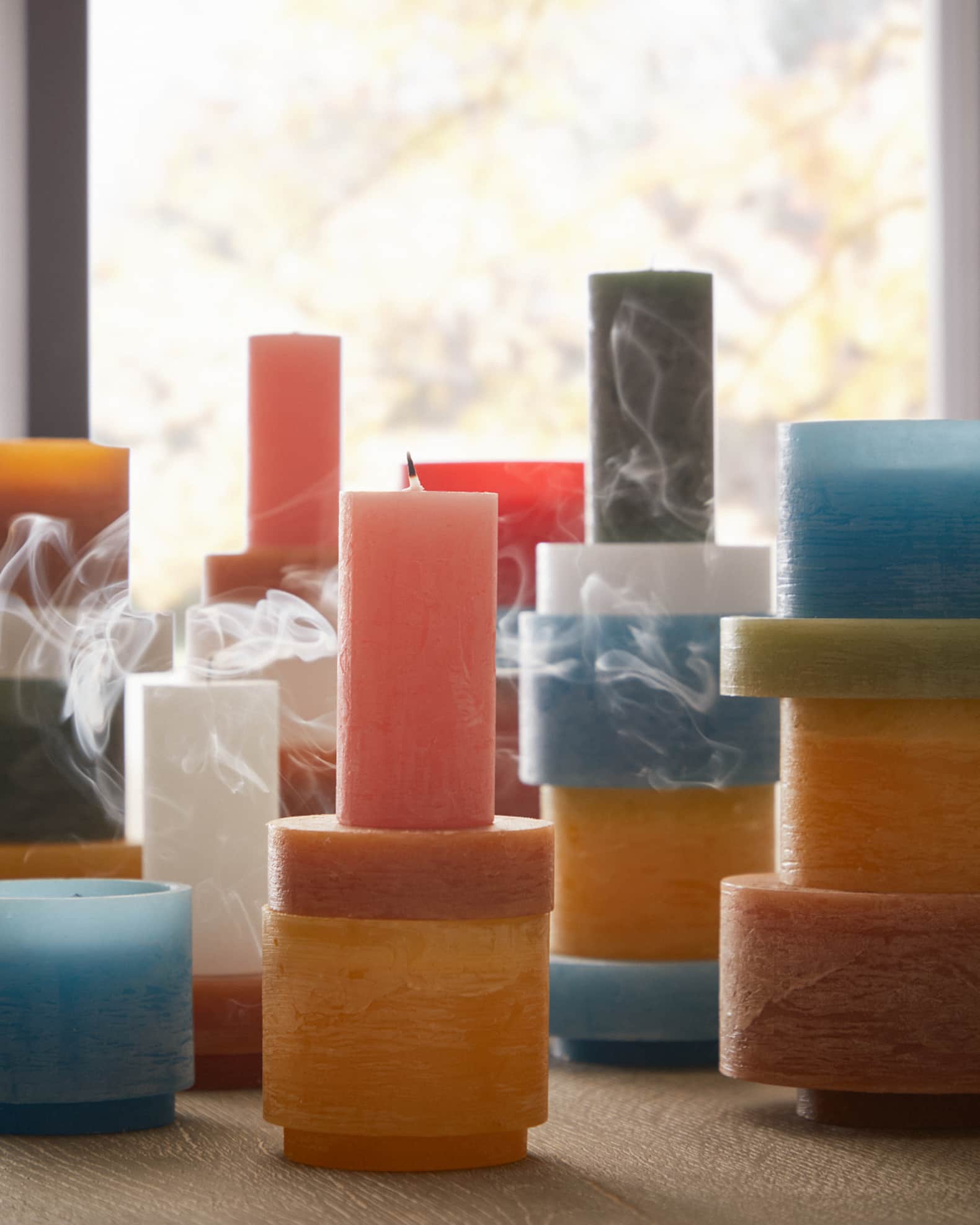 Stan Editions Four High Candle Stack | Neiman Marcus