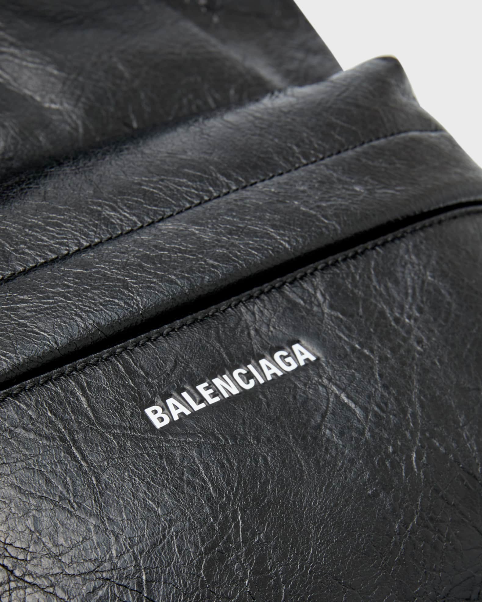Balenciaga Men's Explorer Leather Backpack | Neiman Marcus