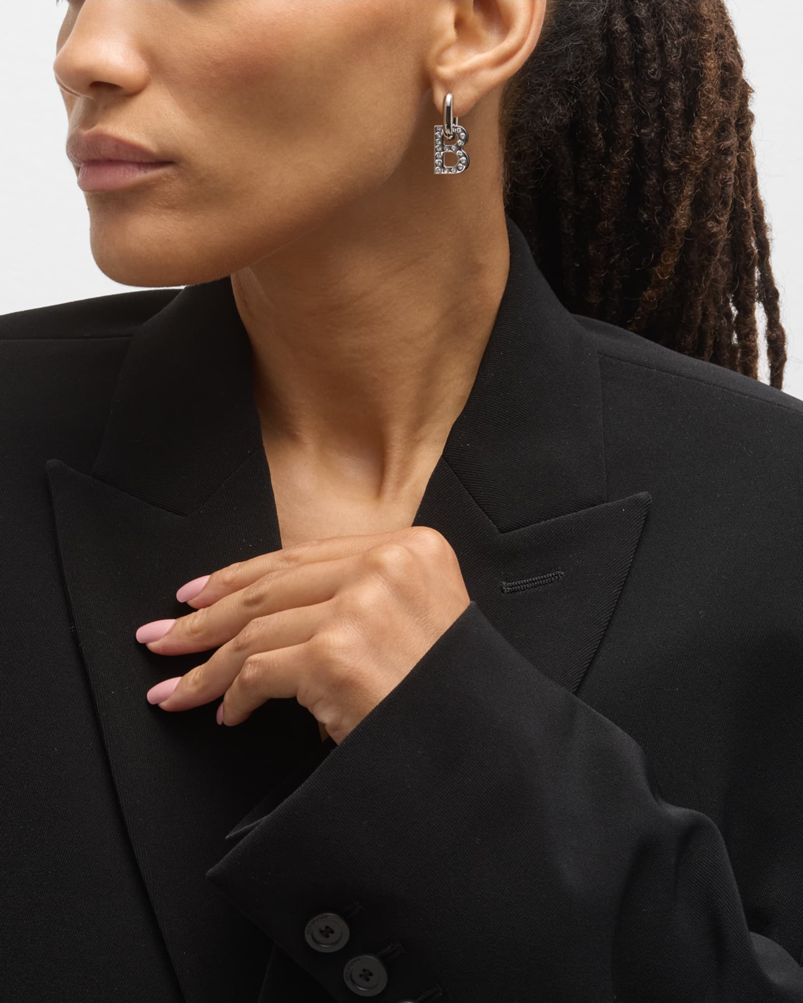Balenciaga B Chain XS Earrings | Neiman Marcus Balenciaga B Chain XS Earrings | Neiman Marcus