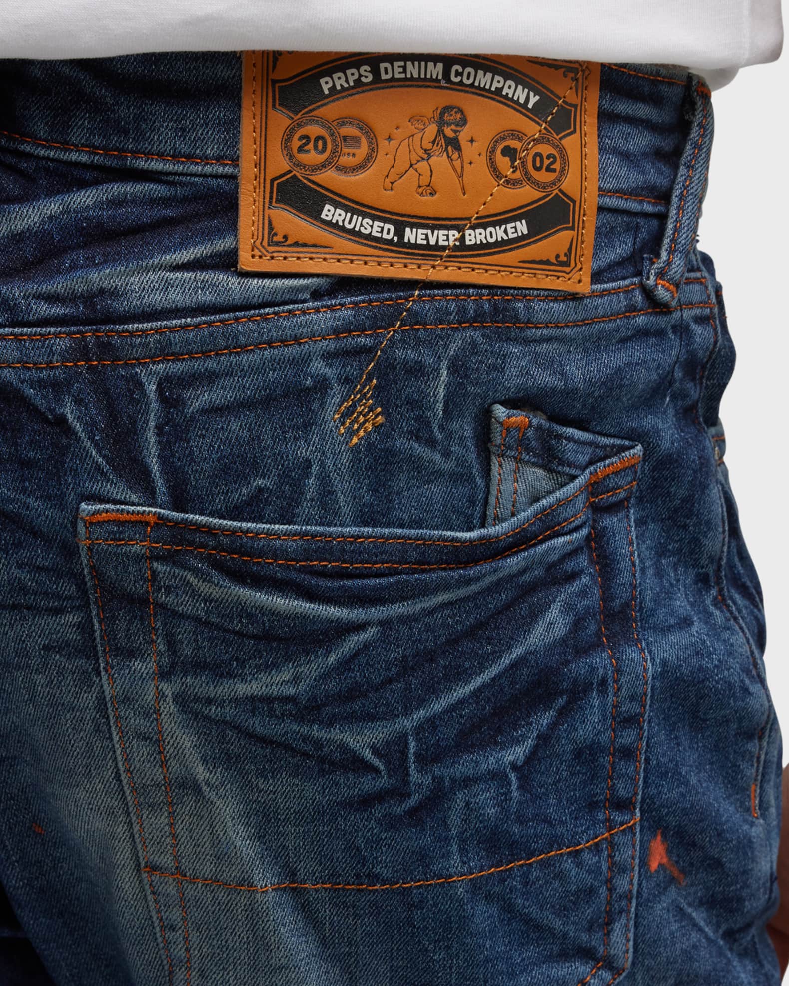 PRPS Men's Slim Paint Splatter Jeans | Neiman Marcus