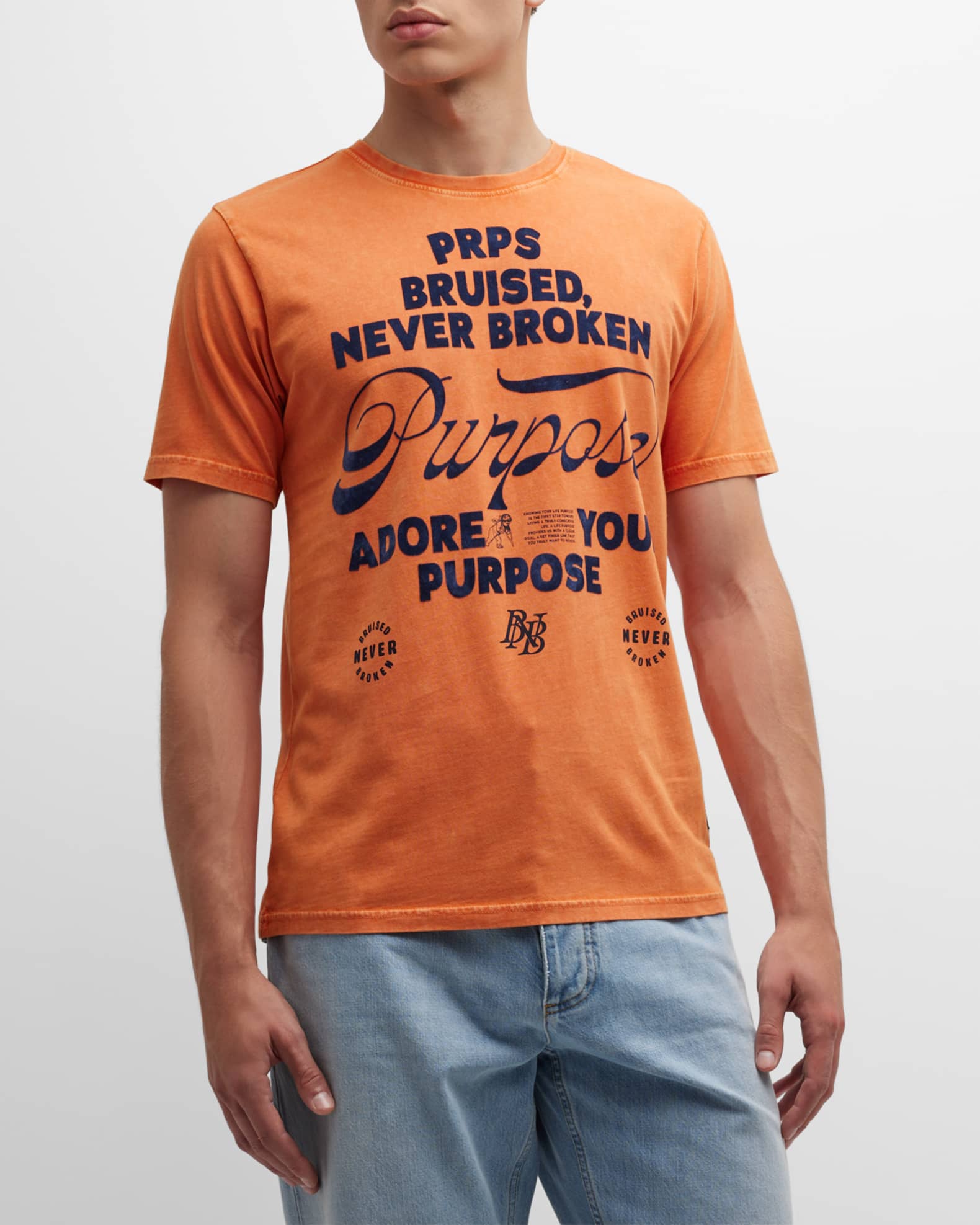 PRPS Men's Bruised Never Broken T-Shirt | Neiman Marcus