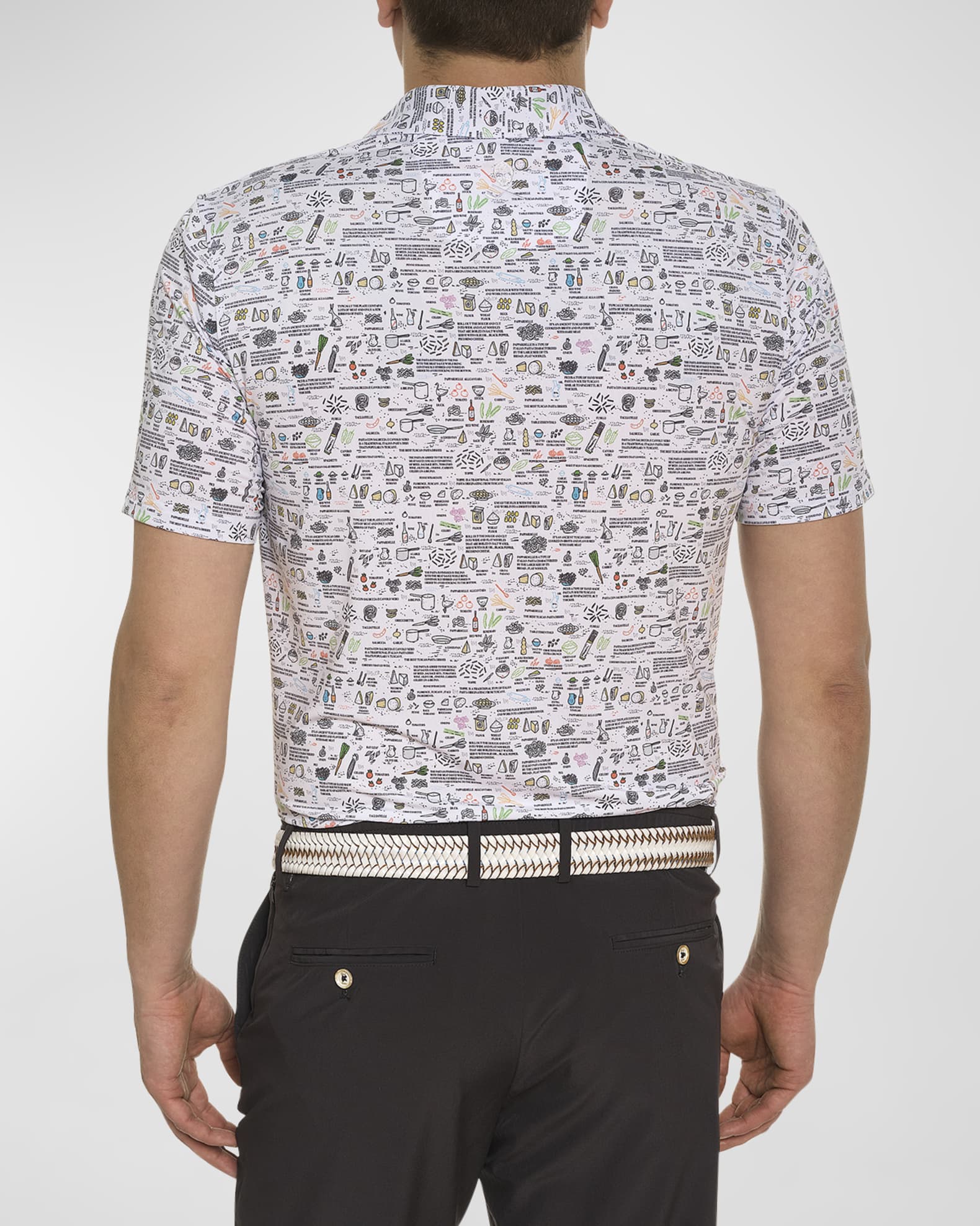 Robert Graham Men's Italian Pasta Polo Shirt | Neiman Marcus