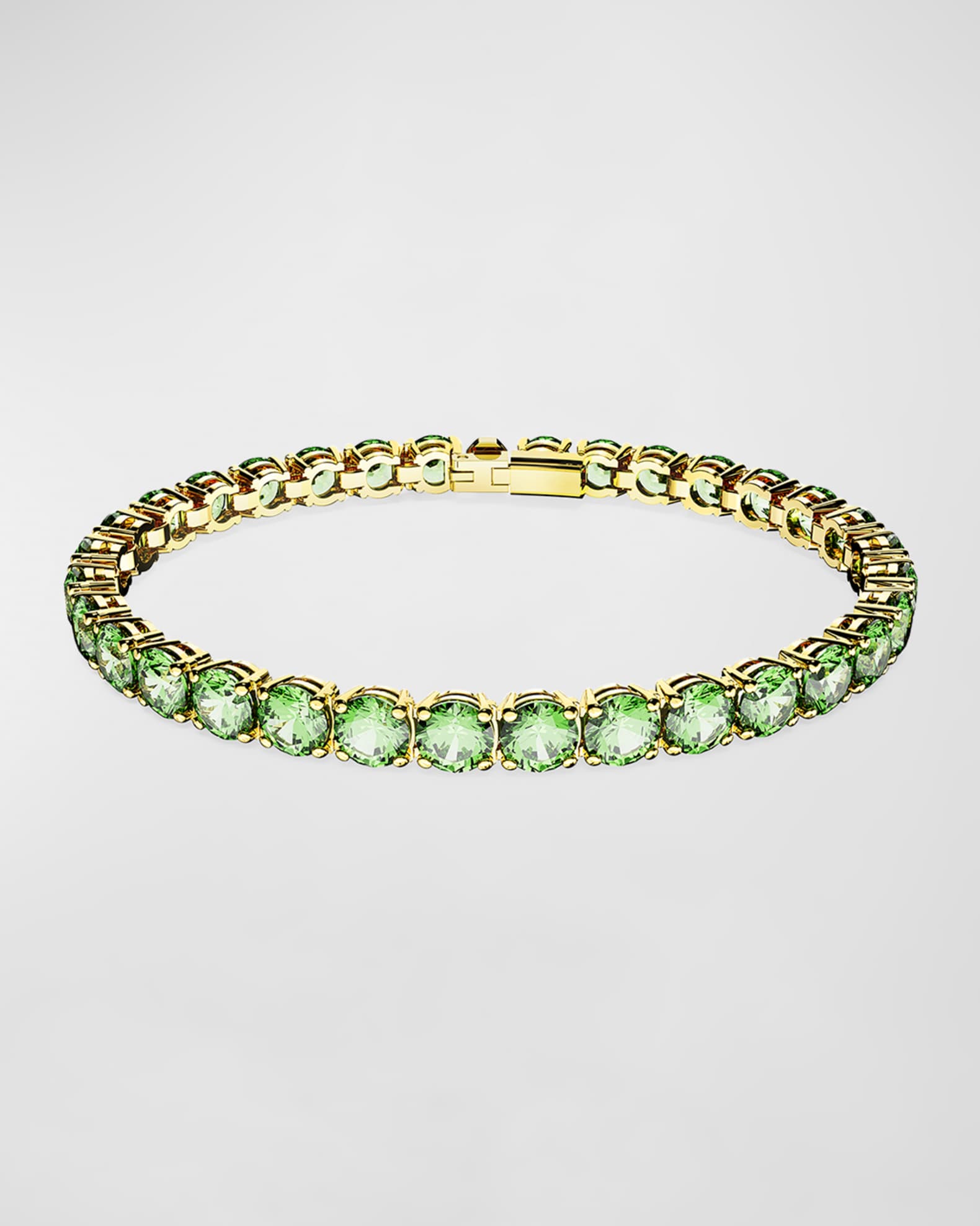 Gold swarovski tennis bracelet store