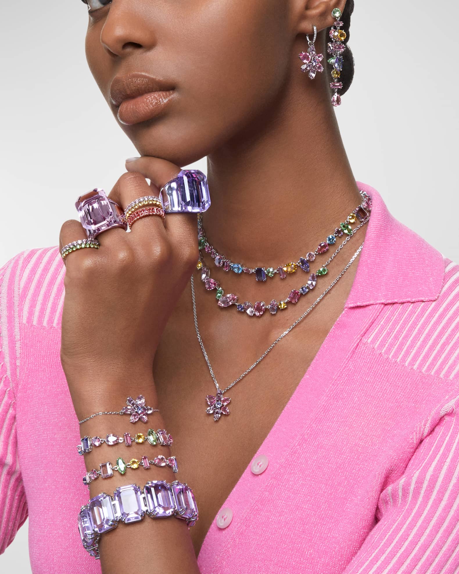 SWAROVSKI Lucent Crystal Statement Ring | Neiman Marcus