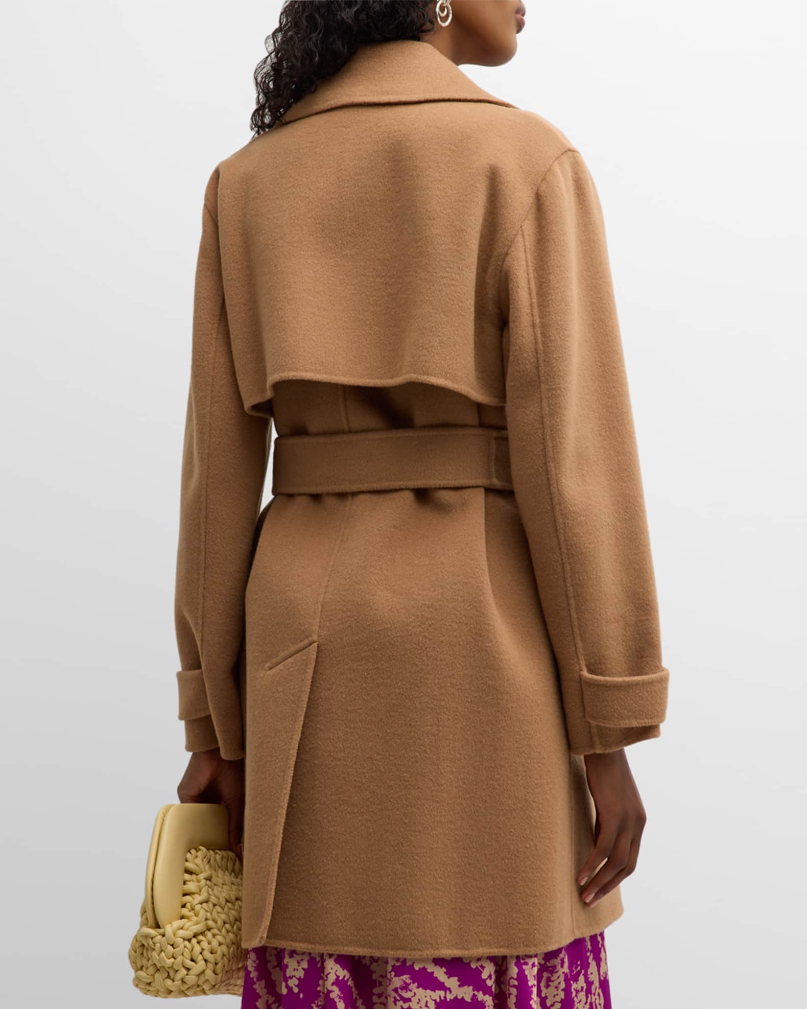 Marella Este Belted Double-Breasted Coat | Neiman Marcus