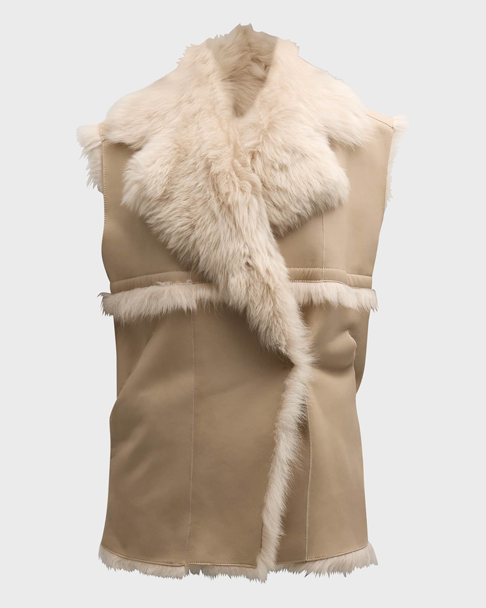 Iro Yemi Sheep Shearling Vest | Neiman Marcus