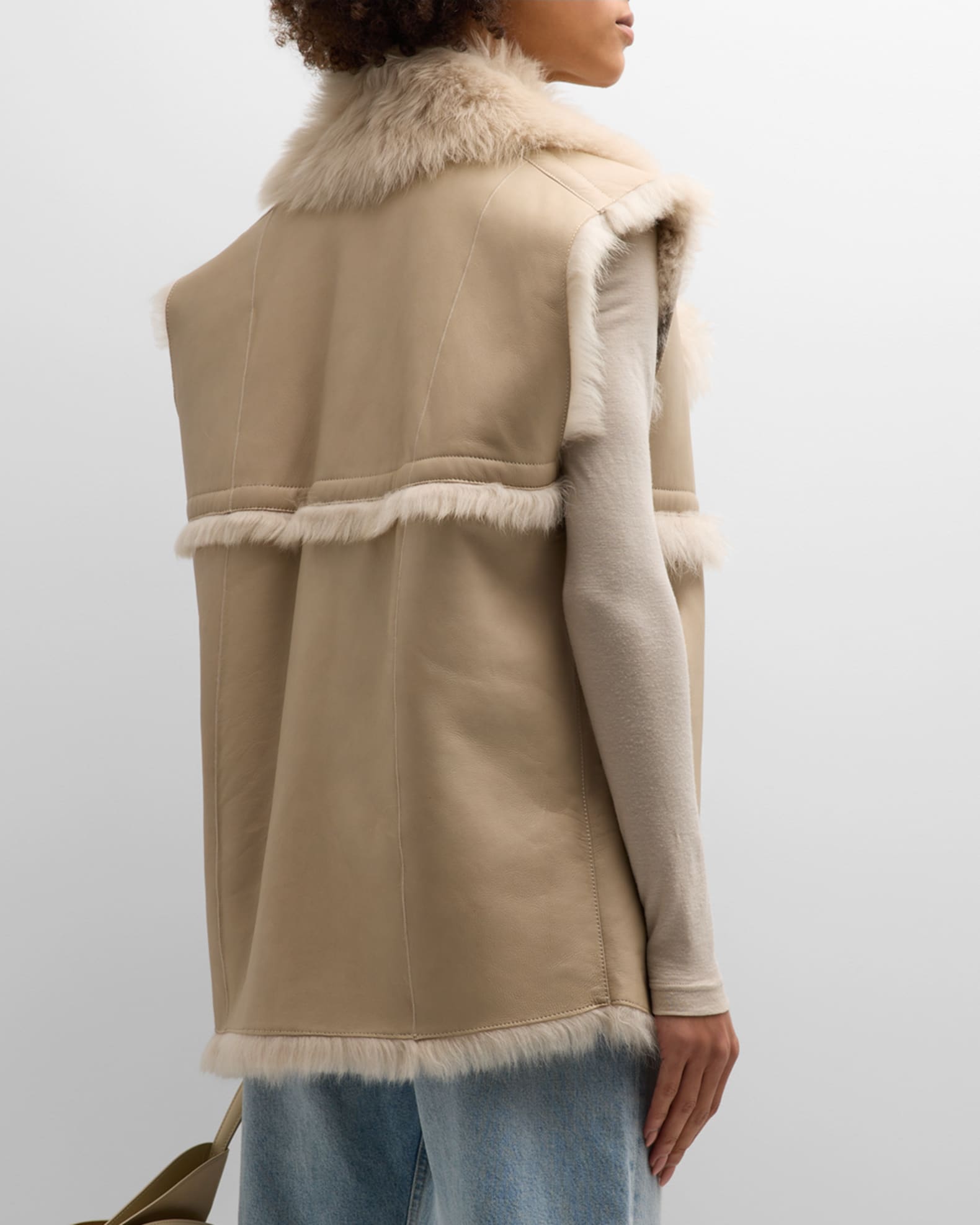Iro Yemi Sheep Shearling Vest | Neiman Marcus