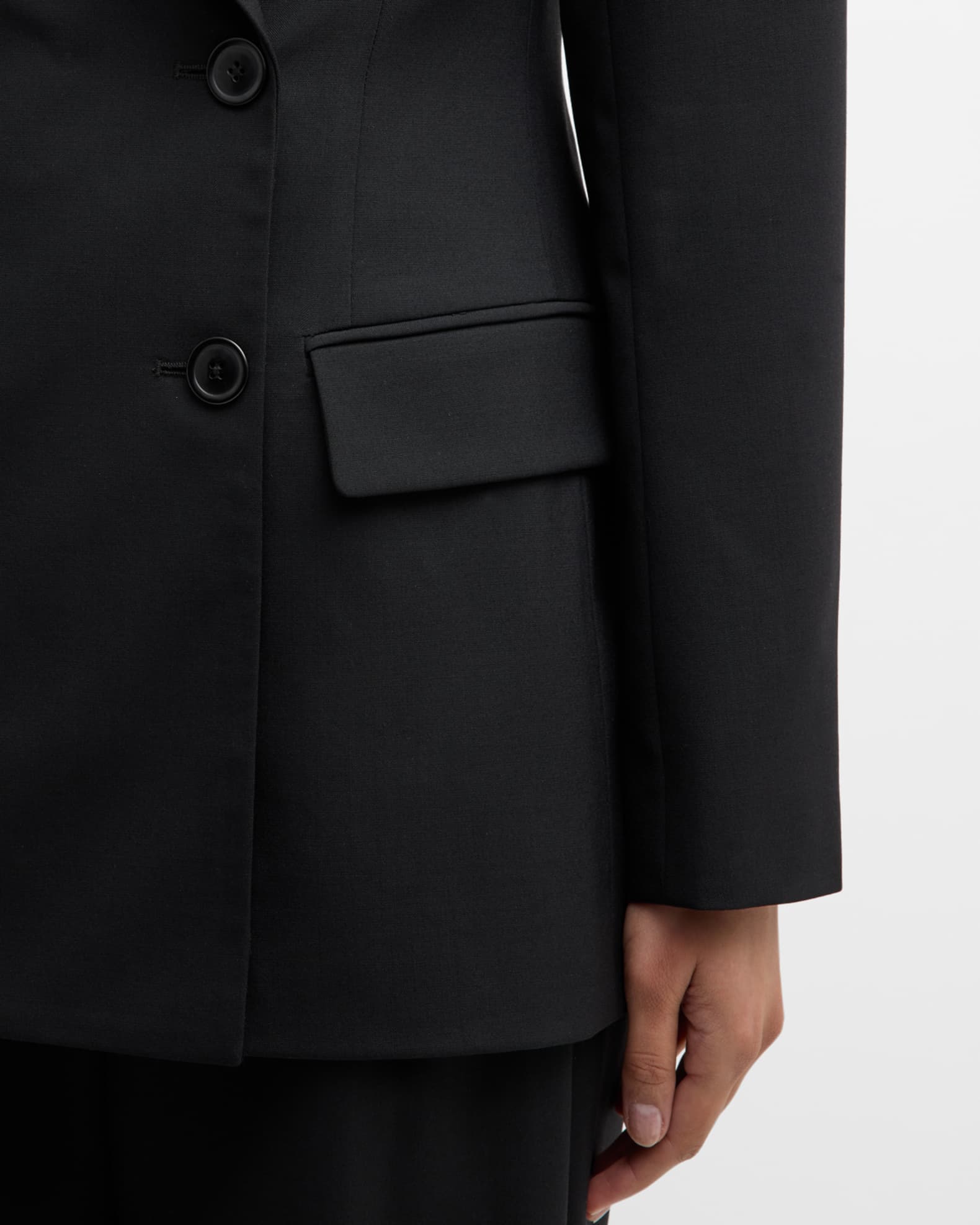 Salon 1884 Emin Strong-Shoulder Double-Breasted Blazer Jacket | Neiman Marcus