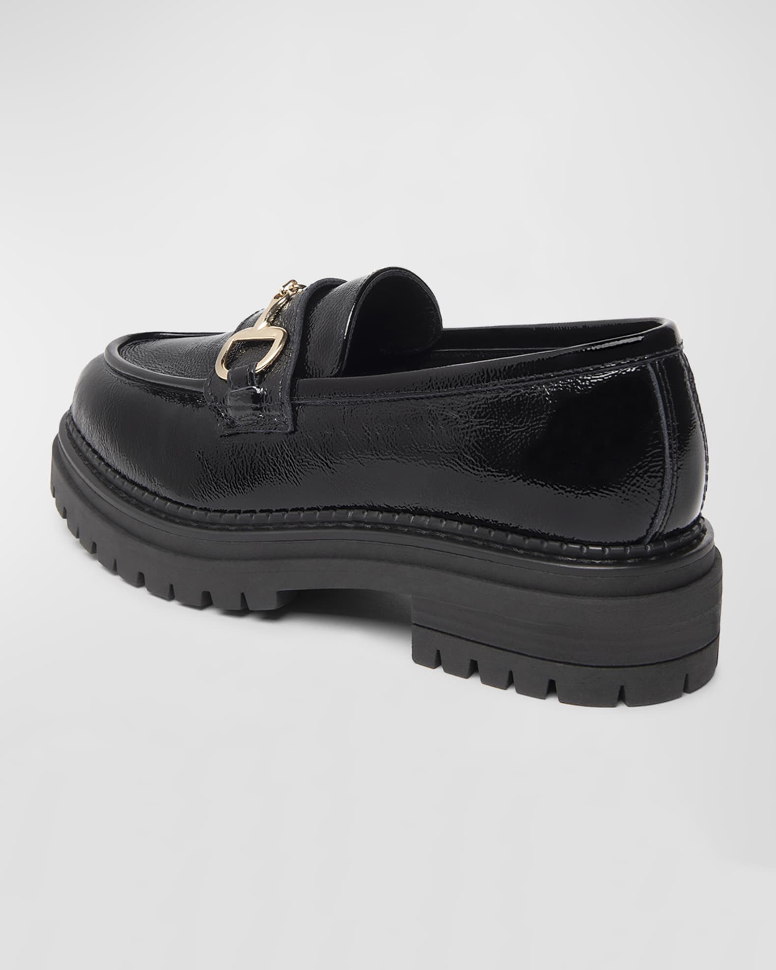 NeroGiardini Leather Bit Strap Loafers | Neiman Marcus