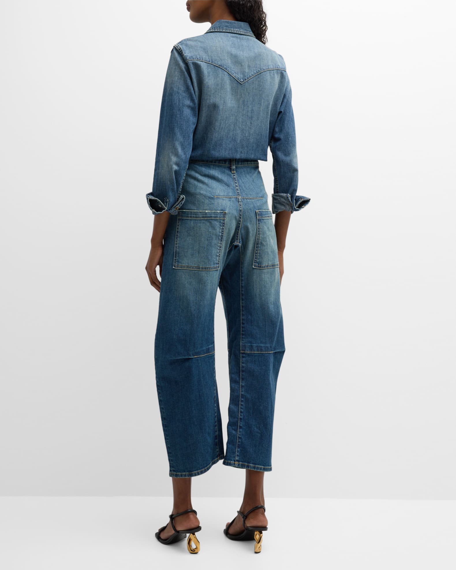 Travis Denim Western Shirt | Neiman Marcus