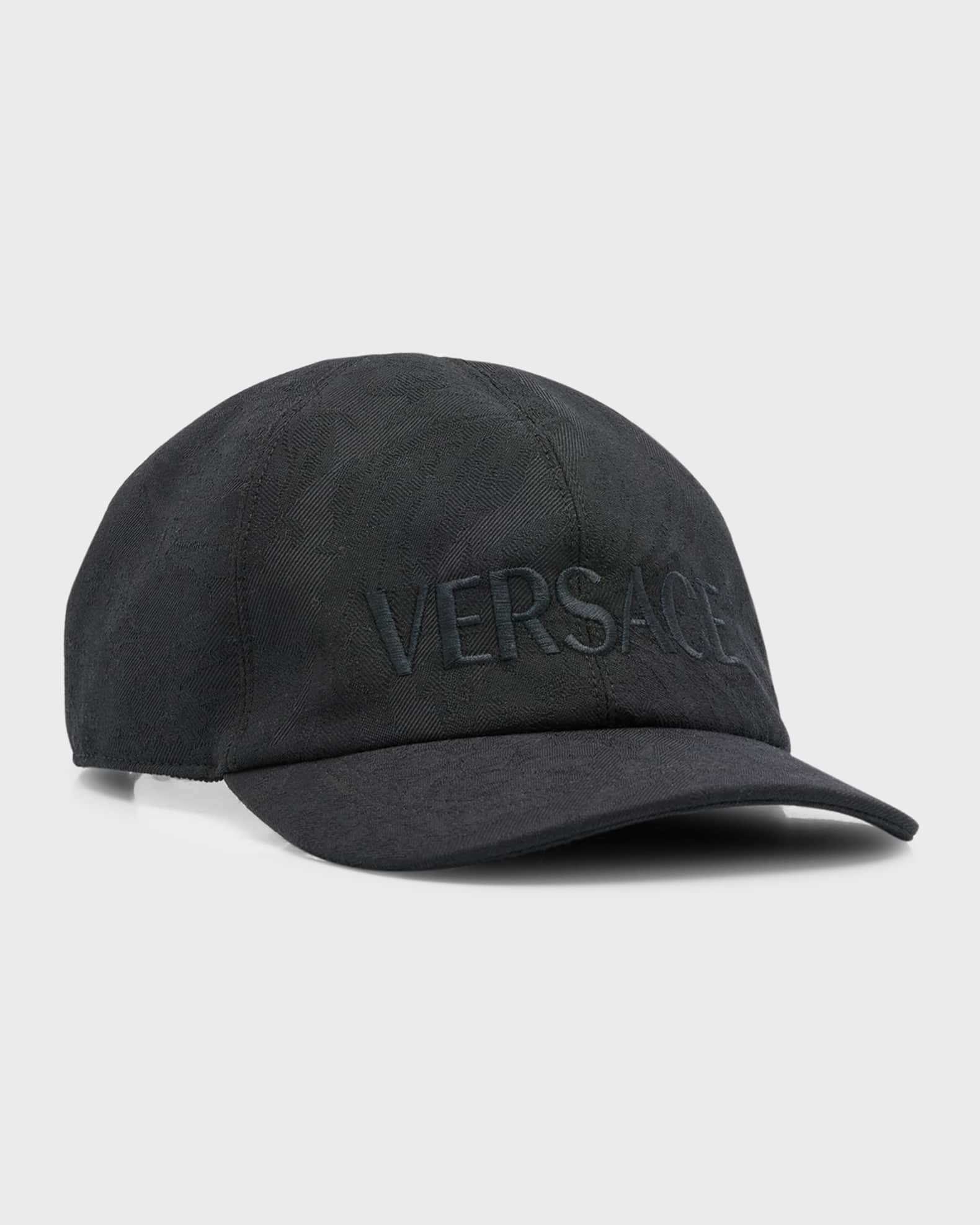 Versace Men's Embroidered Logo Baroque Baseball Cap | Neiman Marcus