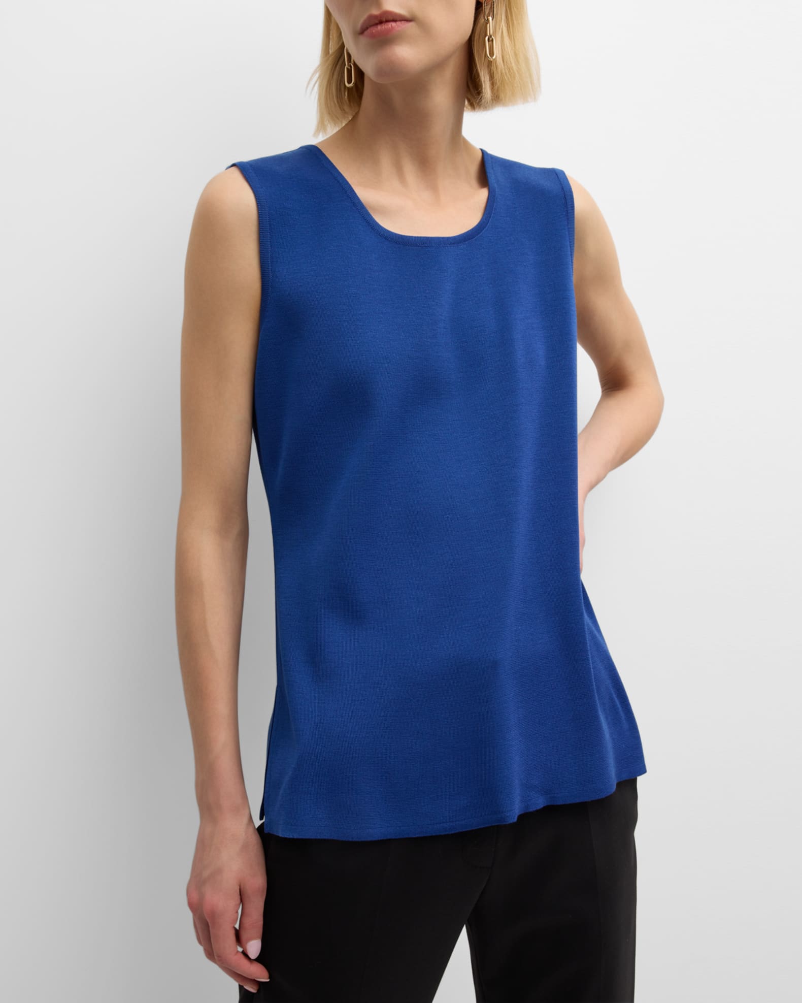 Misook Classic Knit Tank Top | Neiman Marcus