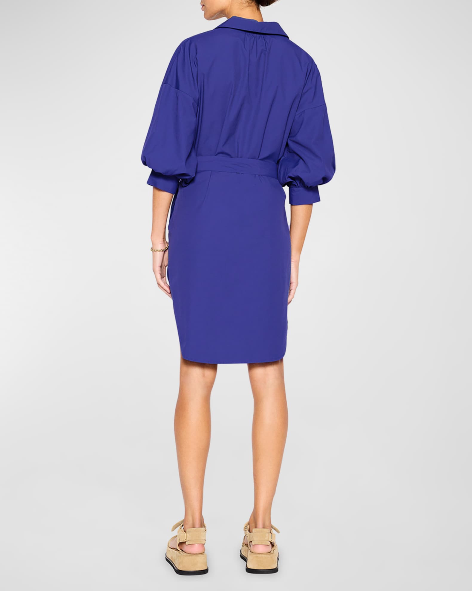 Brochu Walker Kate Belted Mini Shirtdress | Neiman Marcus