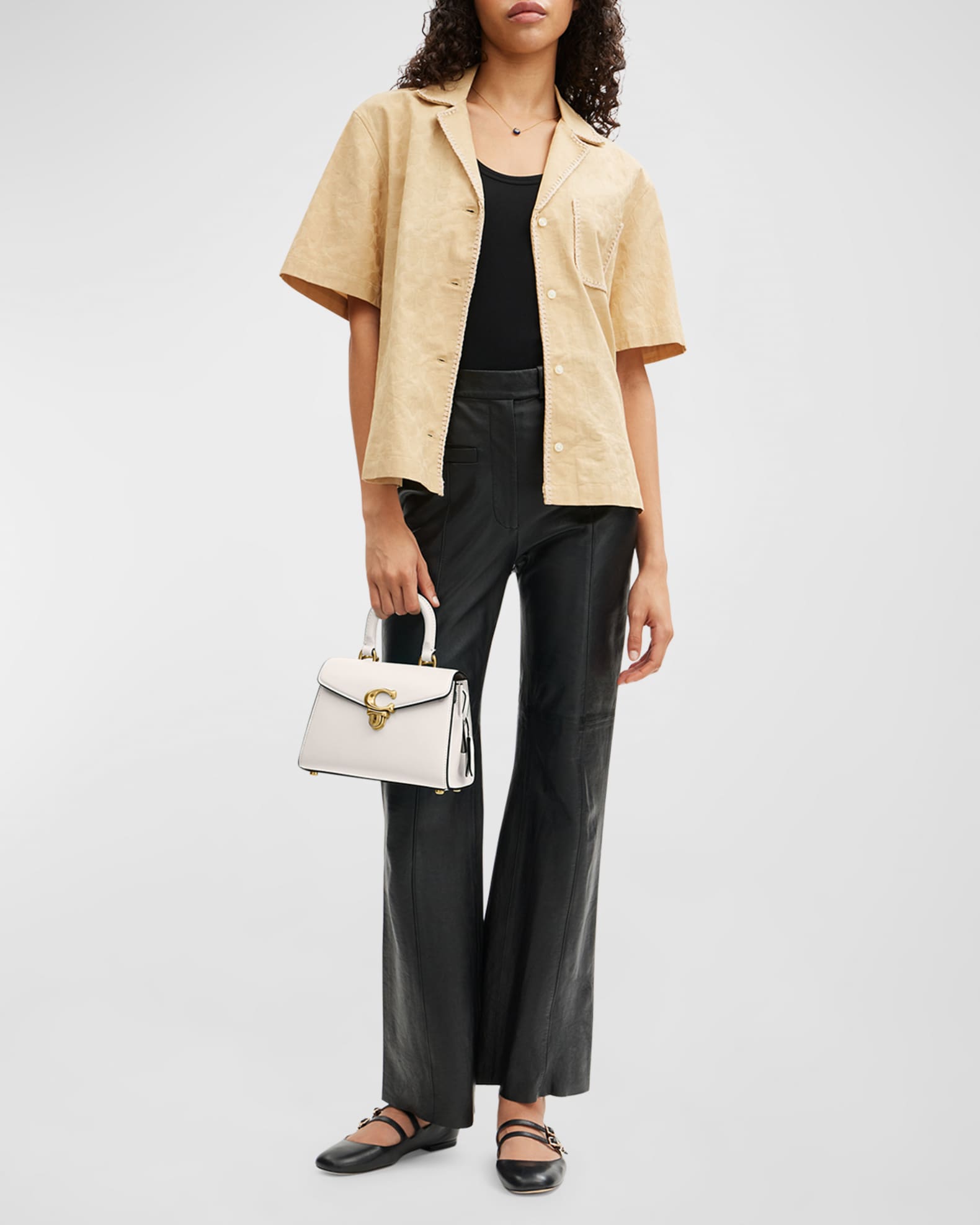 Coach Sammy 21 Luxe Leather Top-Handle Bag | Neiman Marcus